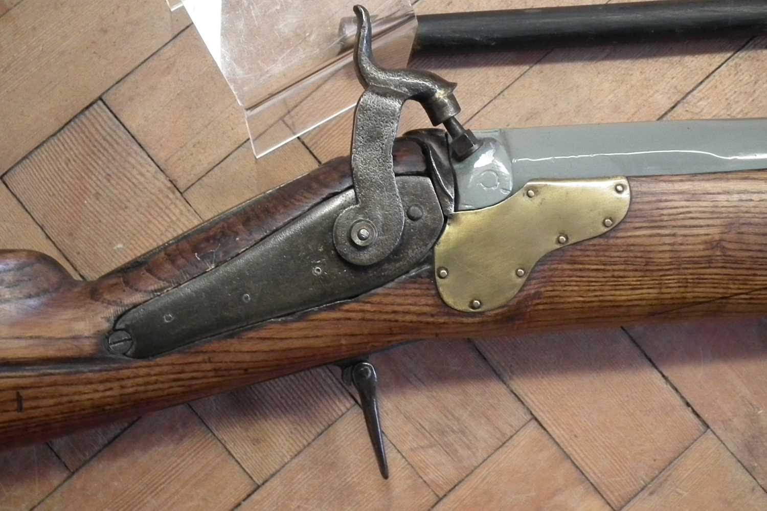 Lot 58 - 1 1/4 inch percussion punt gun