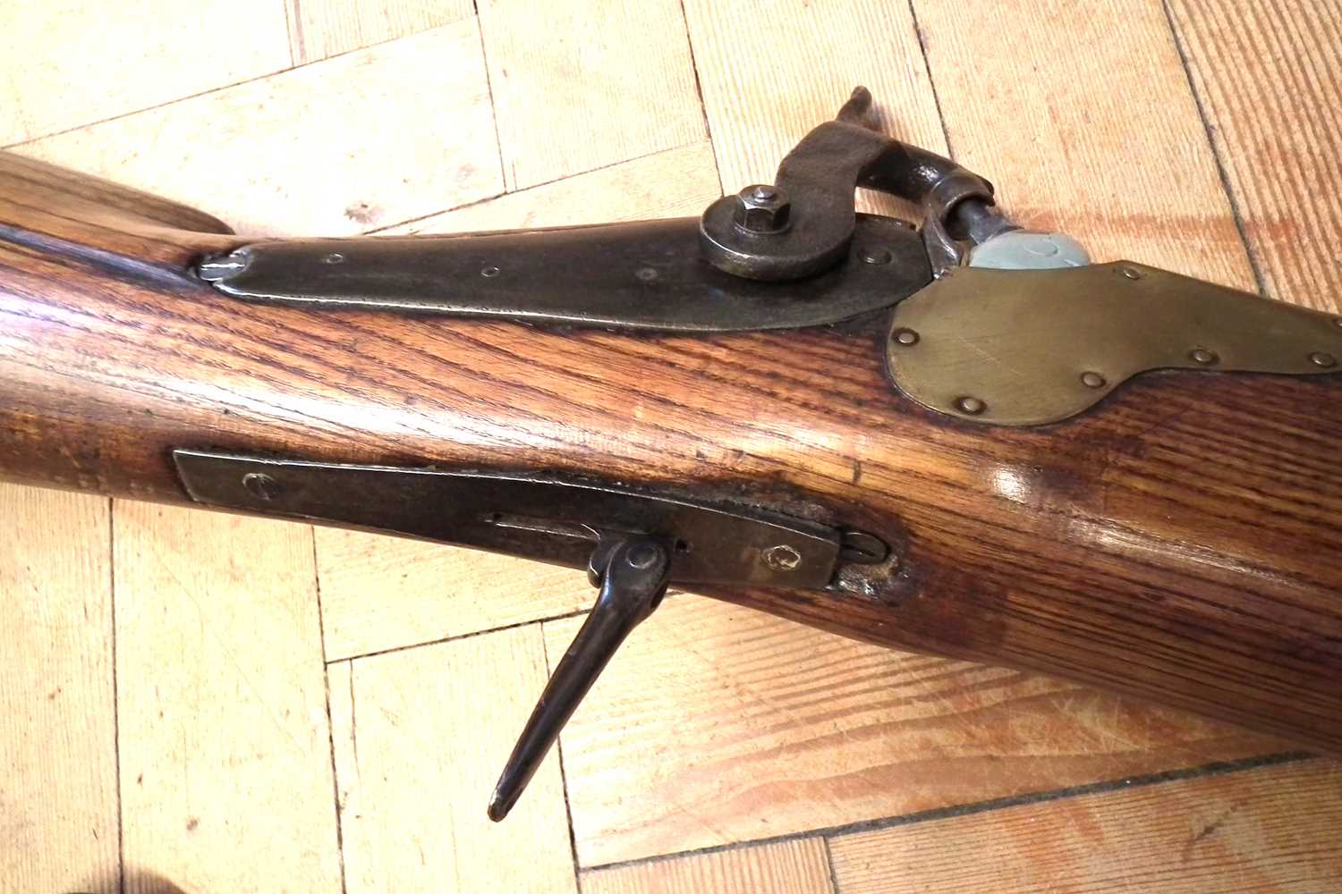 Lot 58 - 1 1/4 inch percussion punt gun