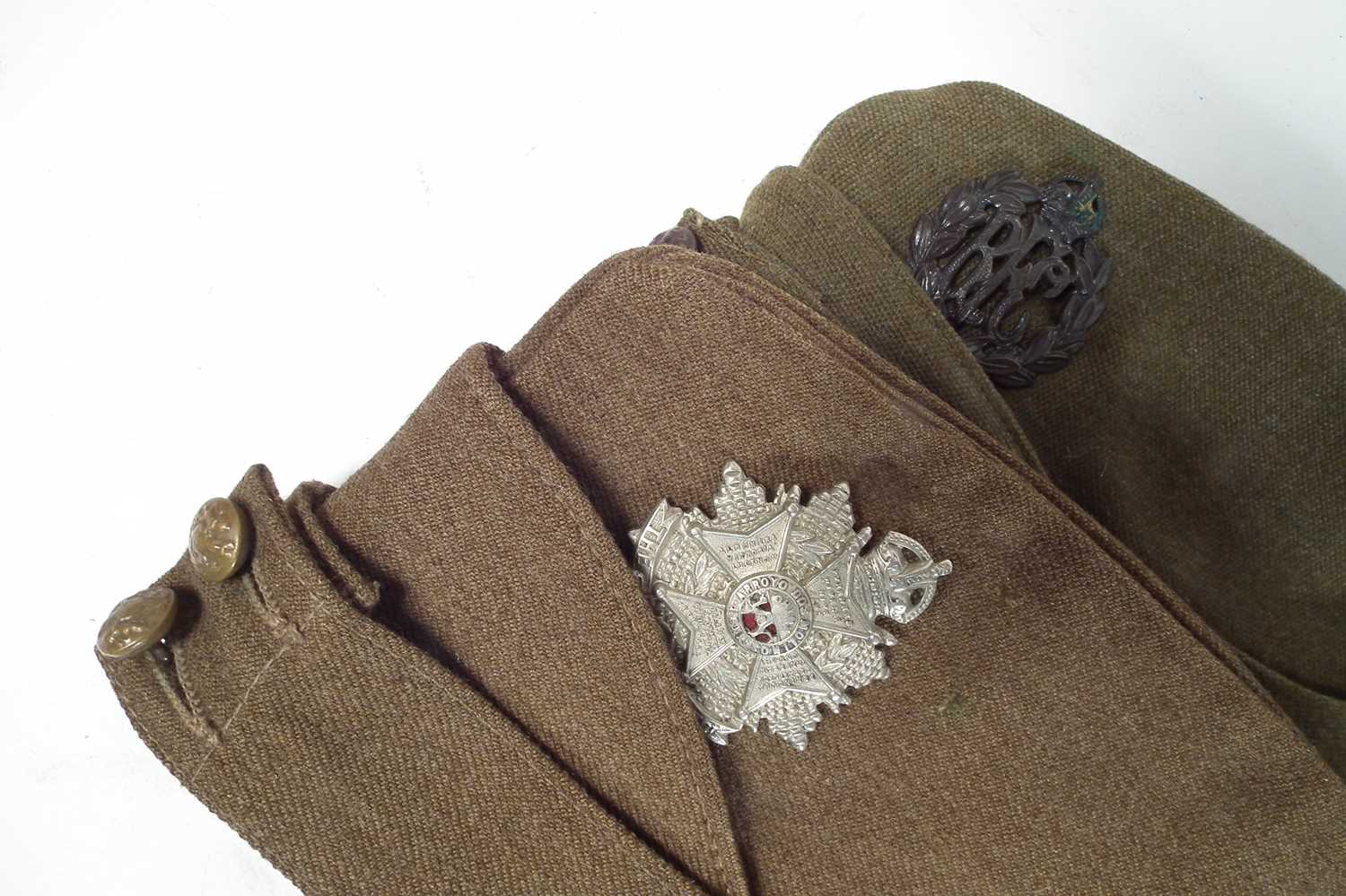Lot 162 - Four British army caps