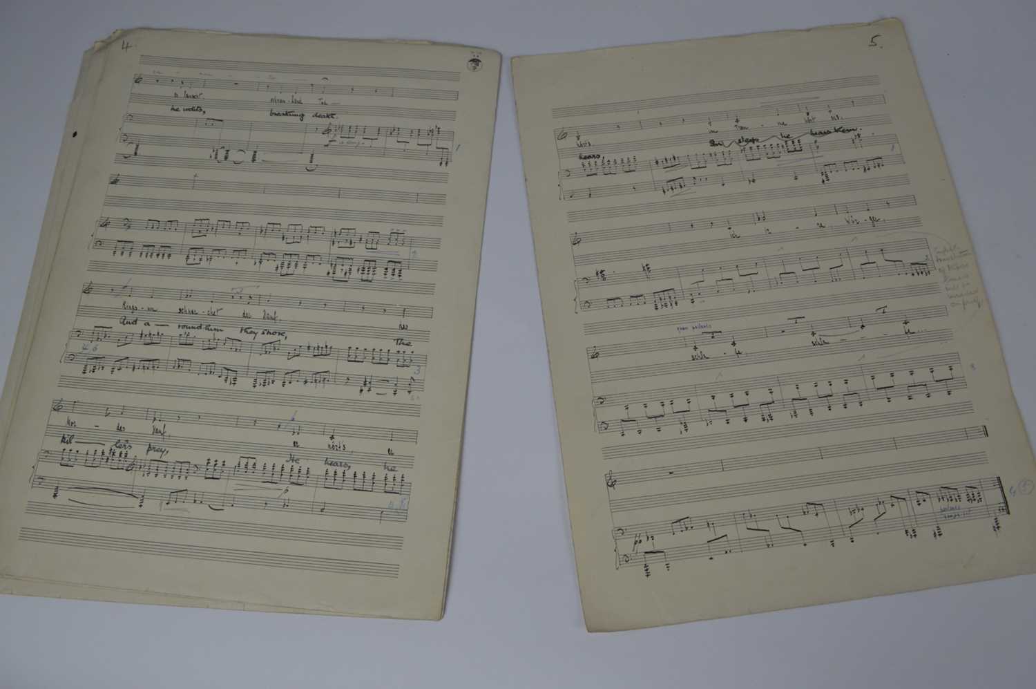 Lot 70 - Victor Babin Signatures and hand-annotated