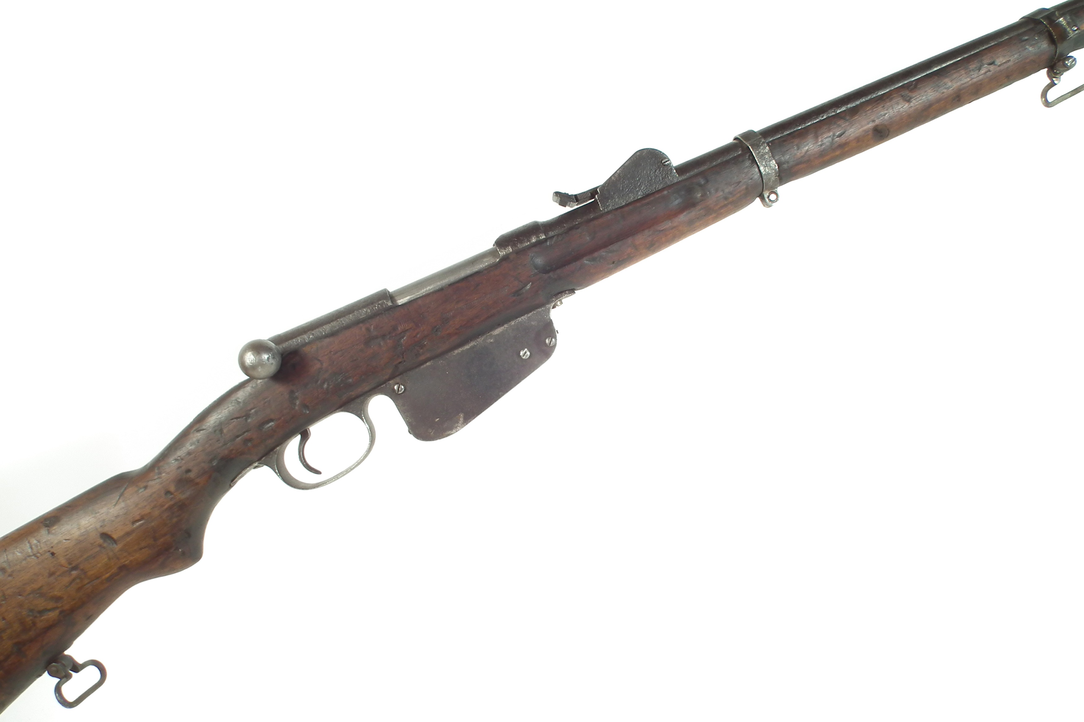 Lot 265 - Steyr Mannlicher 1886 straight pull rifle,