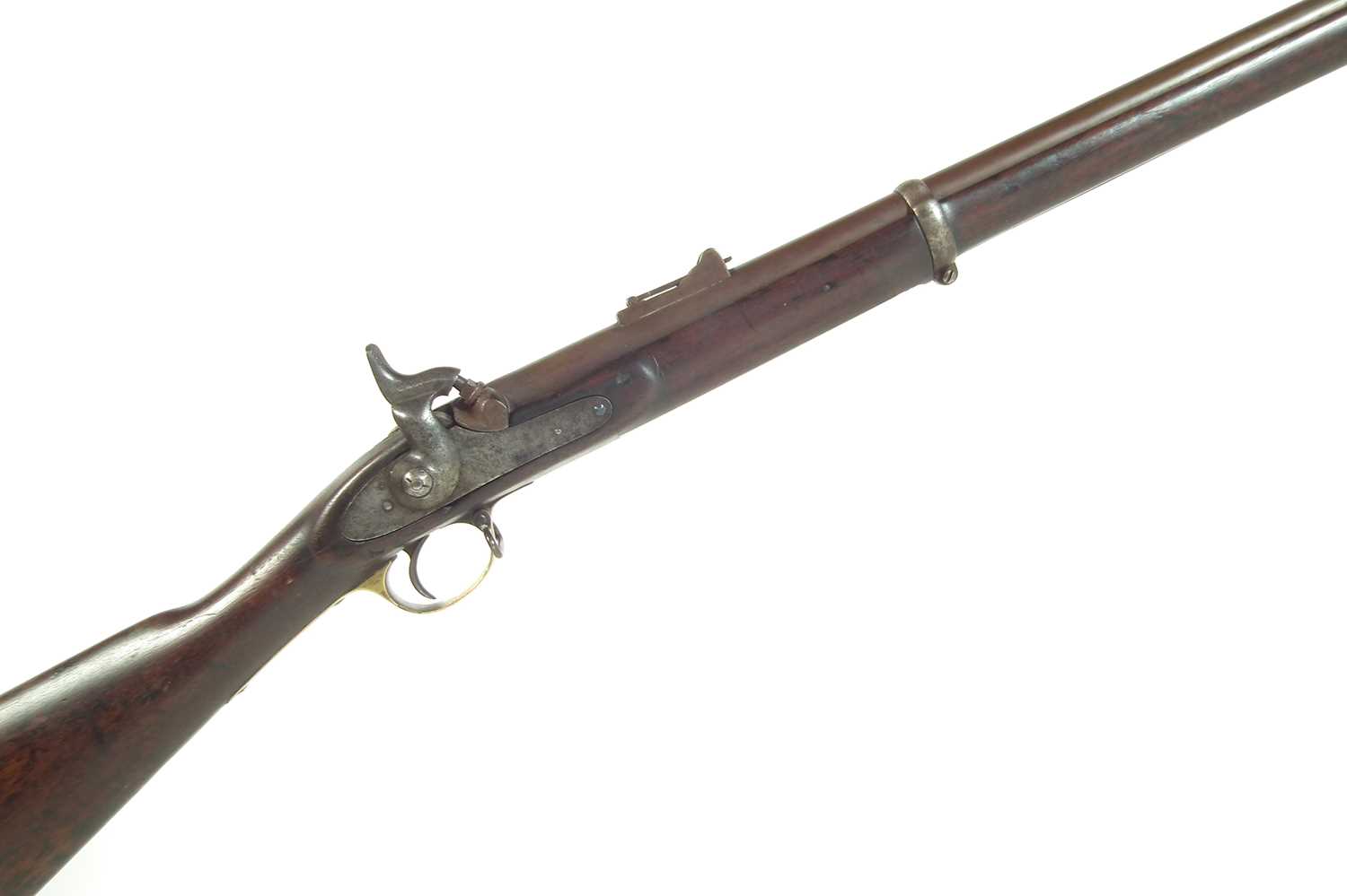 Lot 310 - Enfield P53 percussion three band rifle