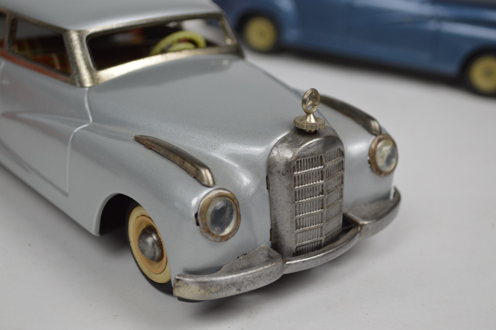 Lot 71 - Three JNF Mercedes Benz 300 tinplate cars