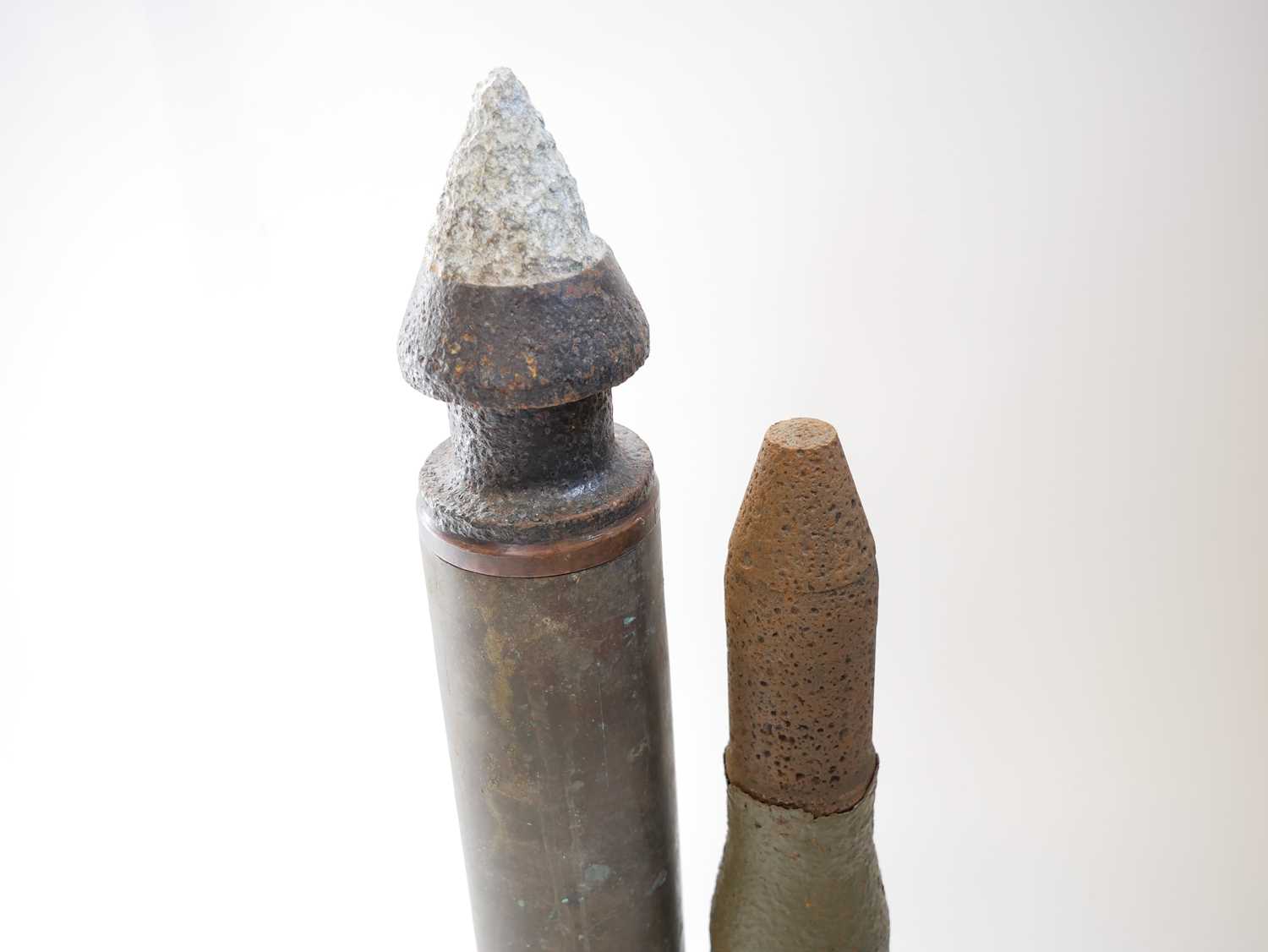 Lot 145 - Two inert WWII tank rounds