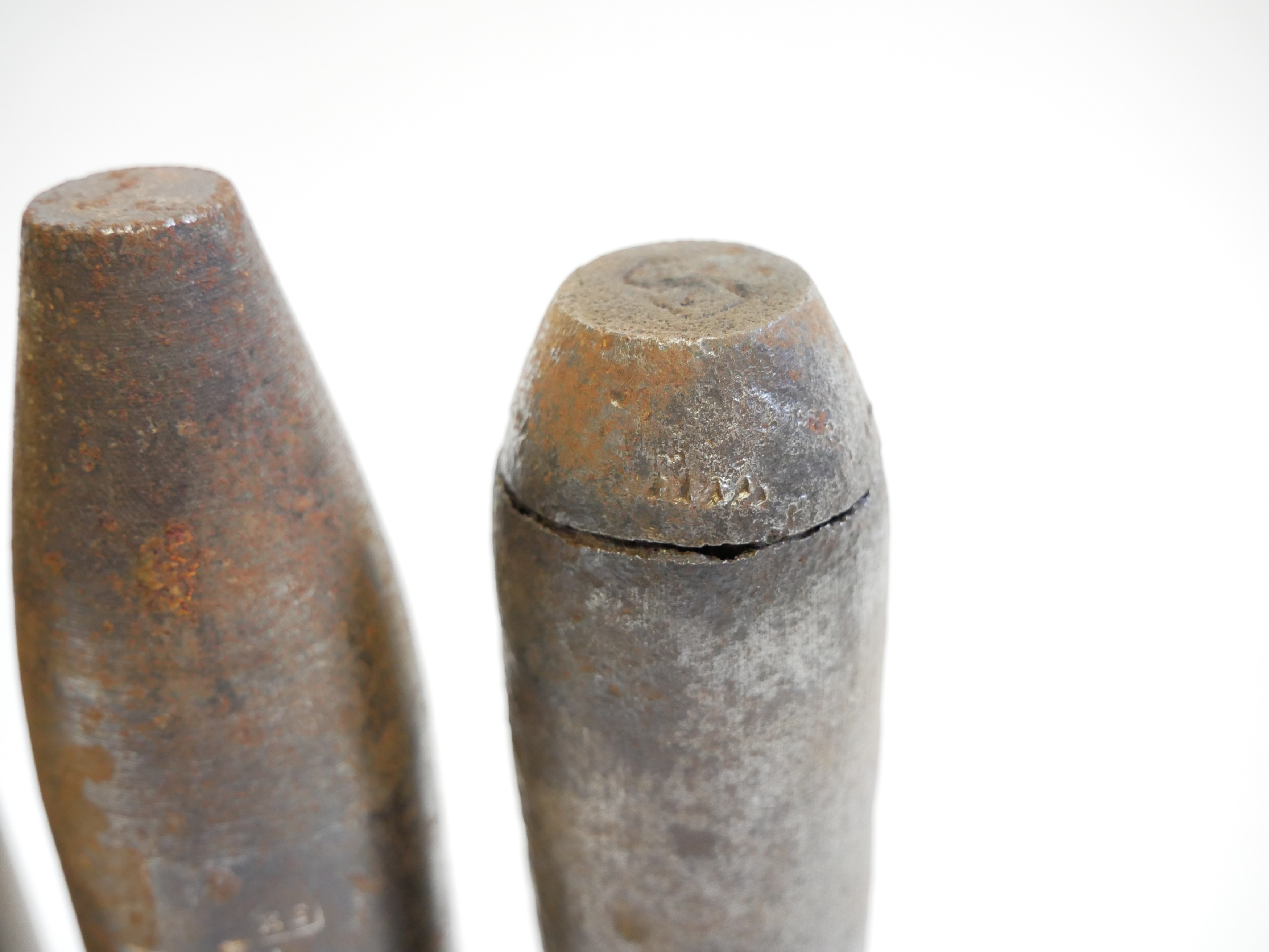 Lot 146 - Four inert British WWII shells