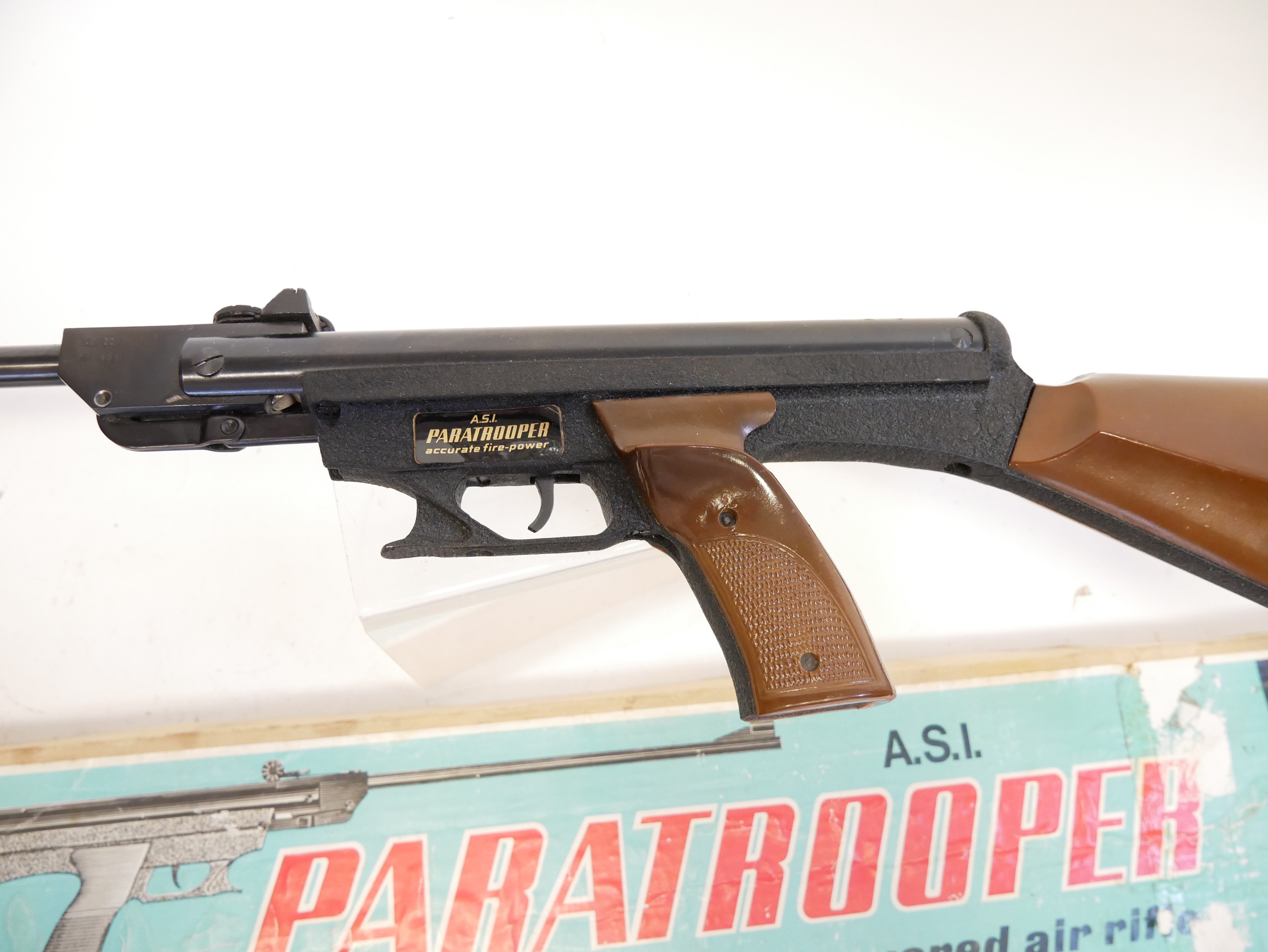 Lot 172 - ASI Paratrooper boxed air rifle