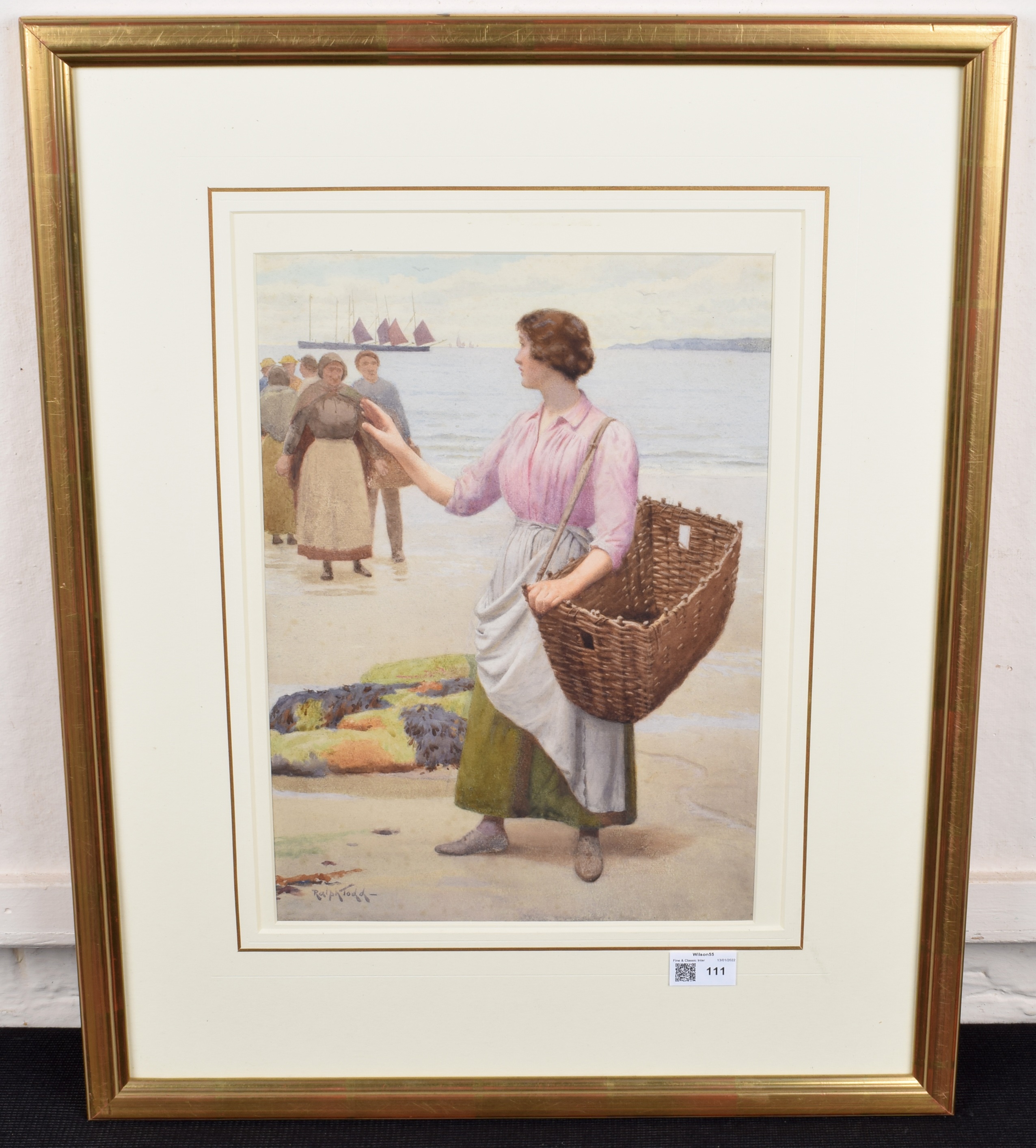 Lot 111 - Ralph Todd R.A., Newlyn School (British 1856-
