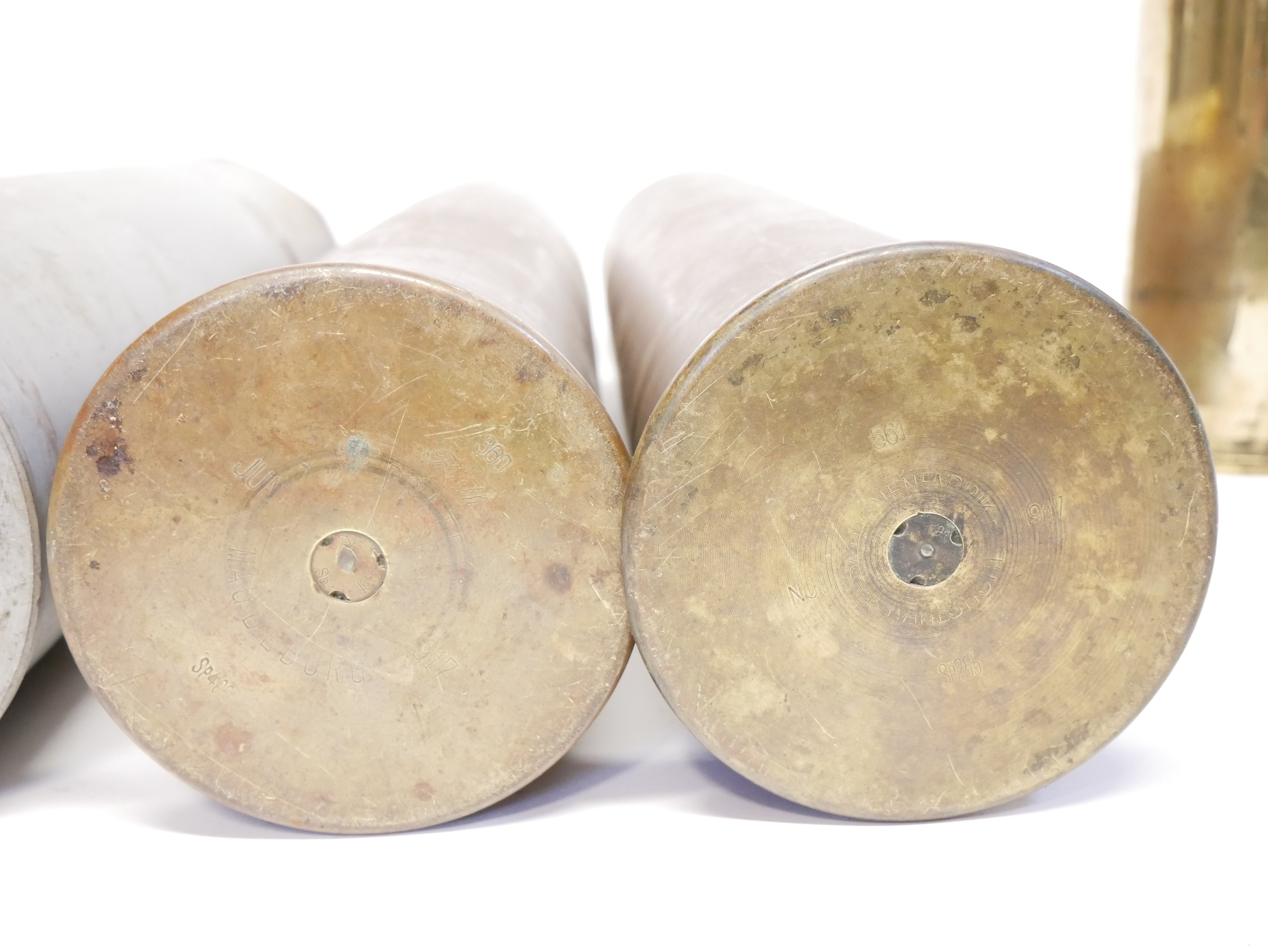 Lot 333 - Collection of shell cases