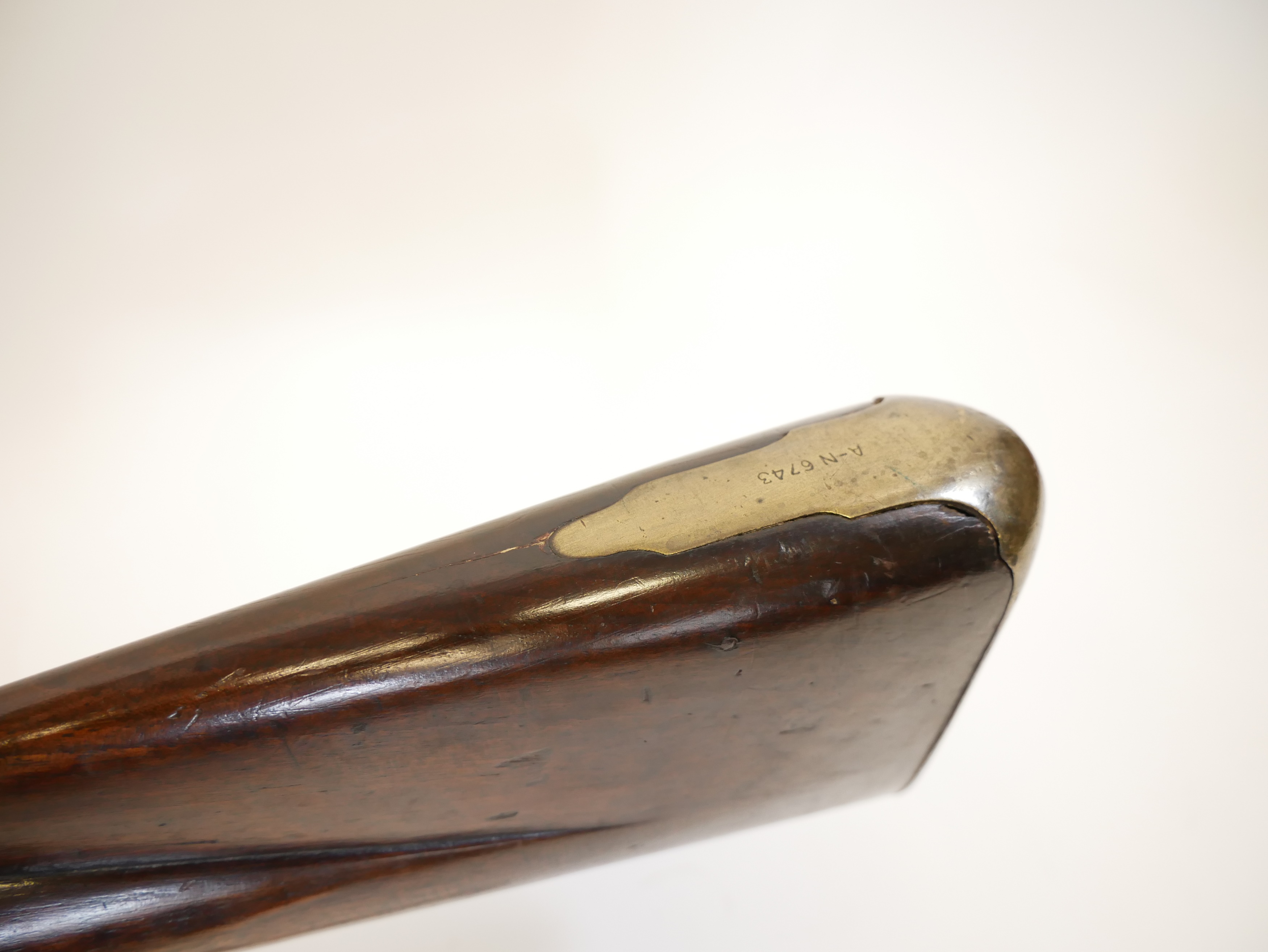 Lot 33 - Irish India pattern .750 flintlock brown bess