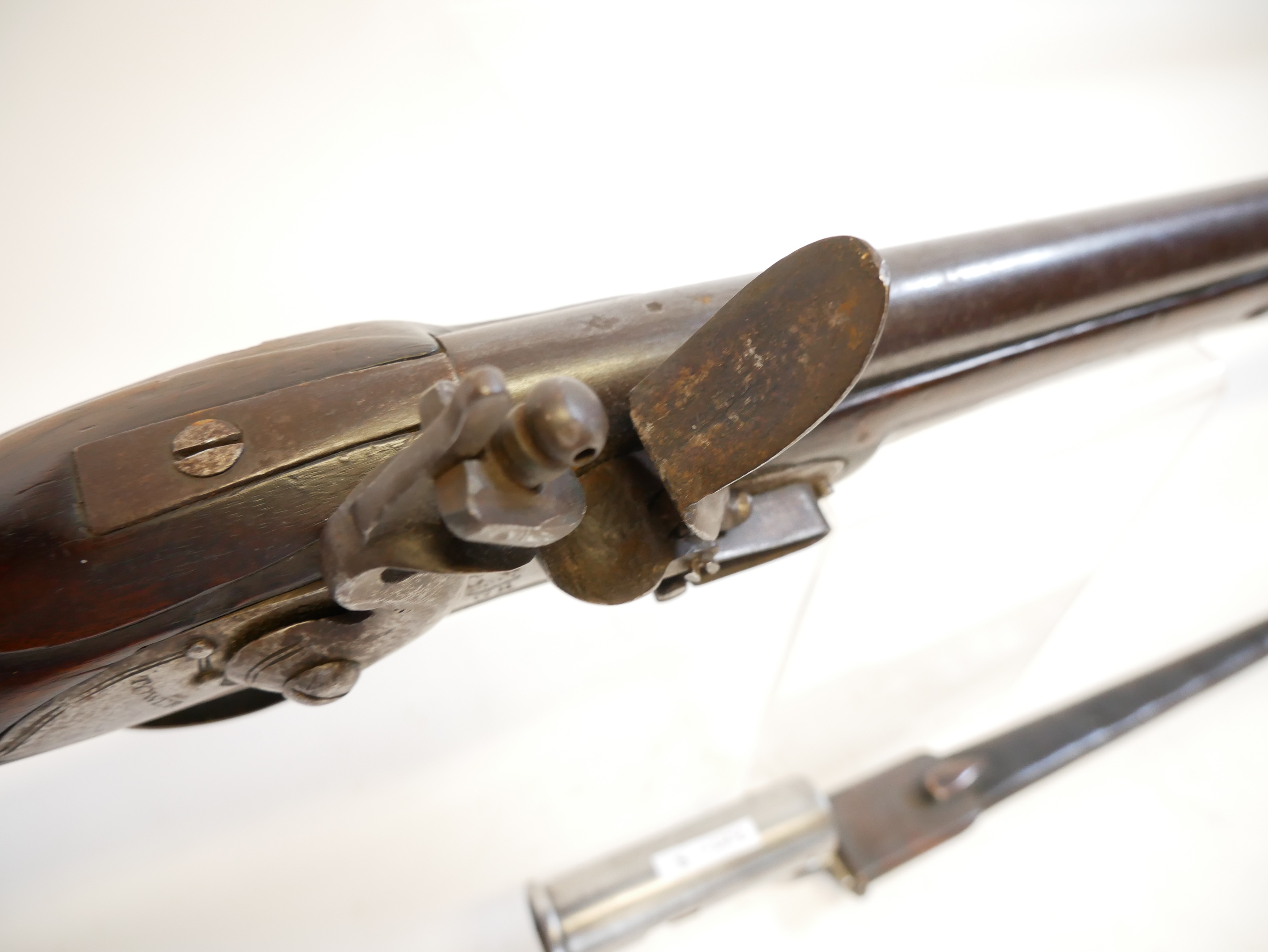 Lot 33 - Irish India pattern .750 flintlock brown bess