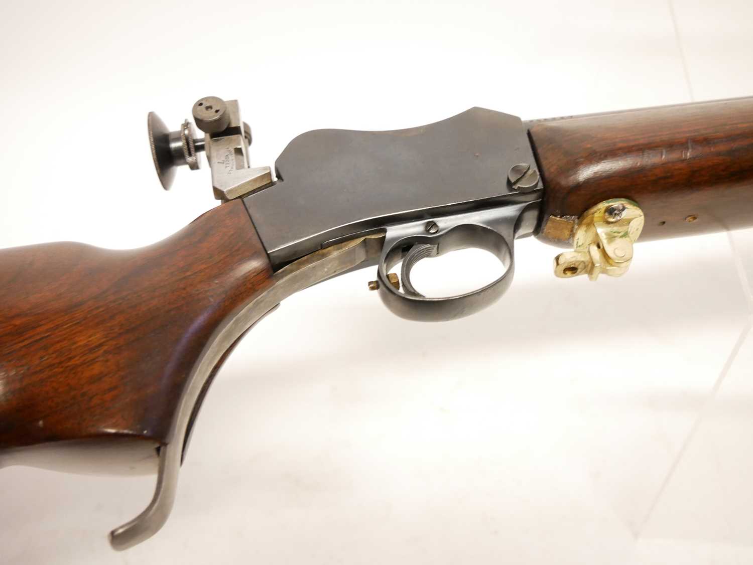 Lot 105 - BSA .22 Martini action rifle LICENCE