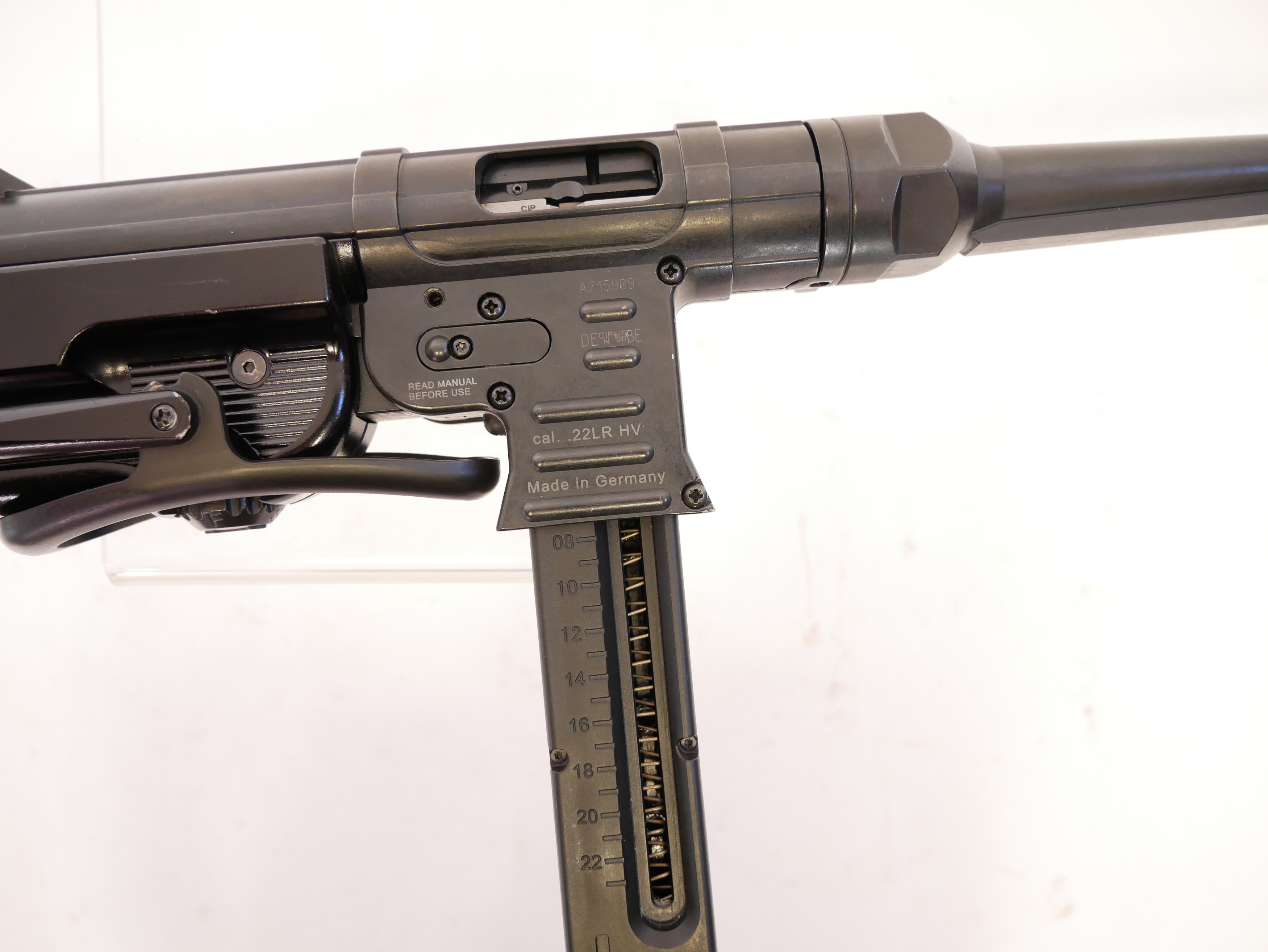 Lot 86 - GSG Mp40 .22lr semi automatic rifle LICENCE