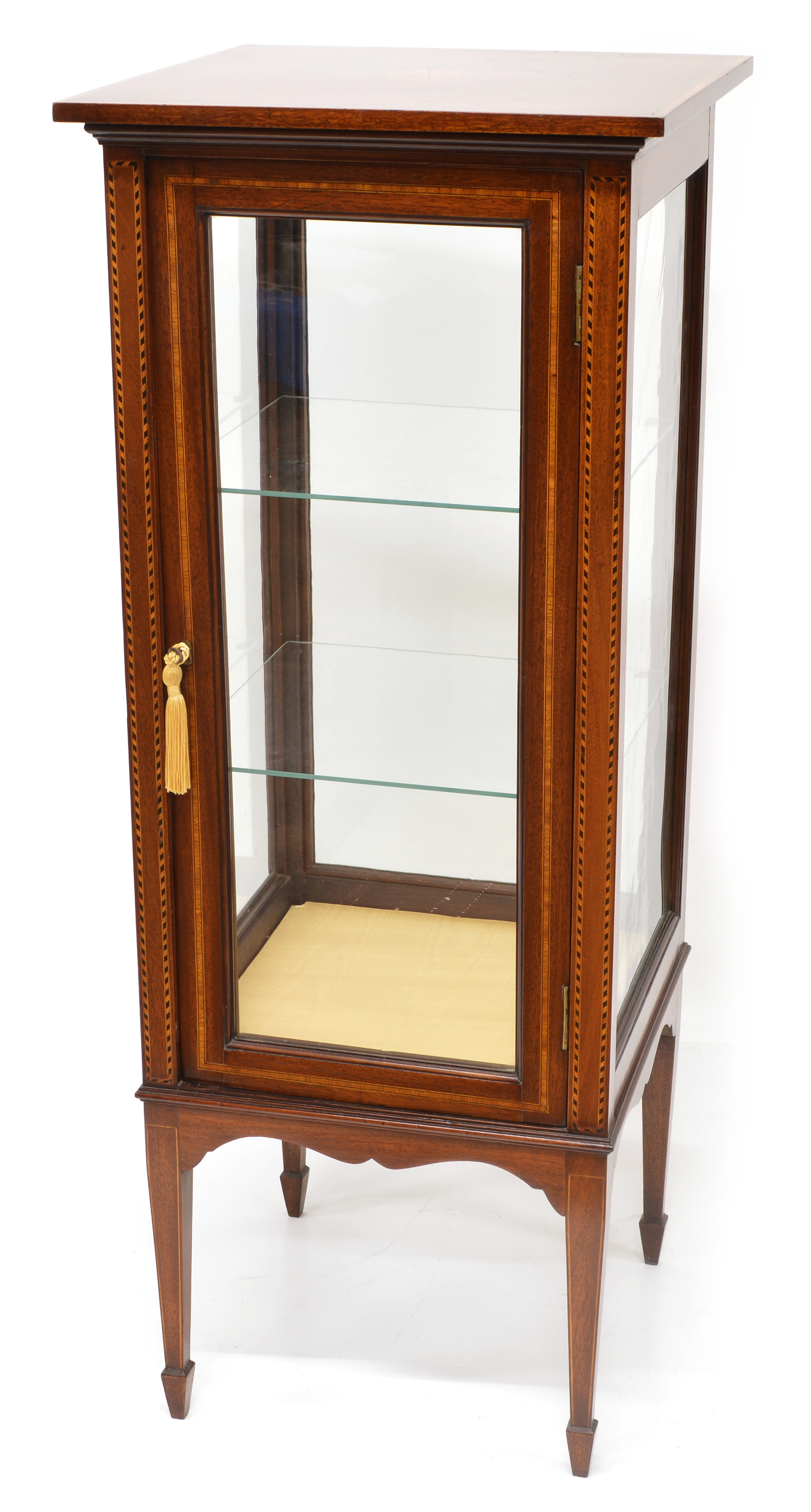 Lot 268 - Edwardian mahogany square section display