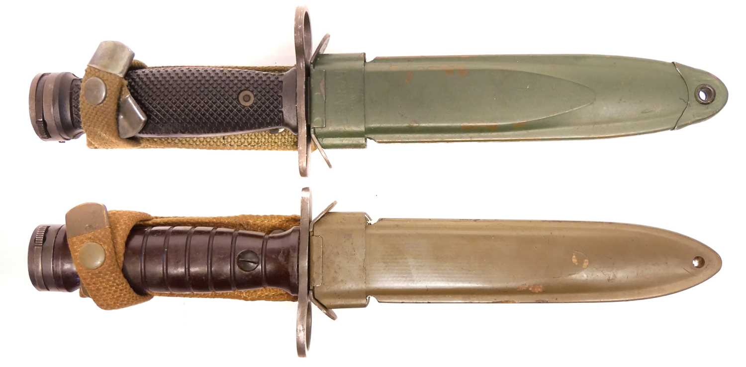 Lot 357 - Two Italian bayonets