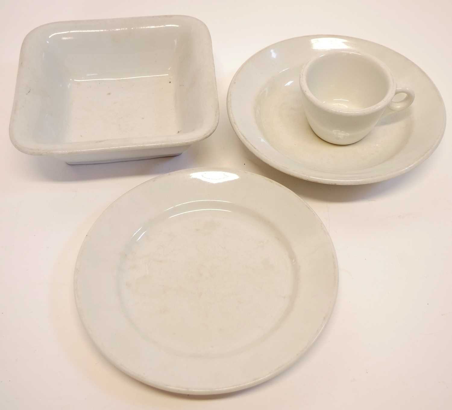 Lot 387 - German WWII mess hall ceramics