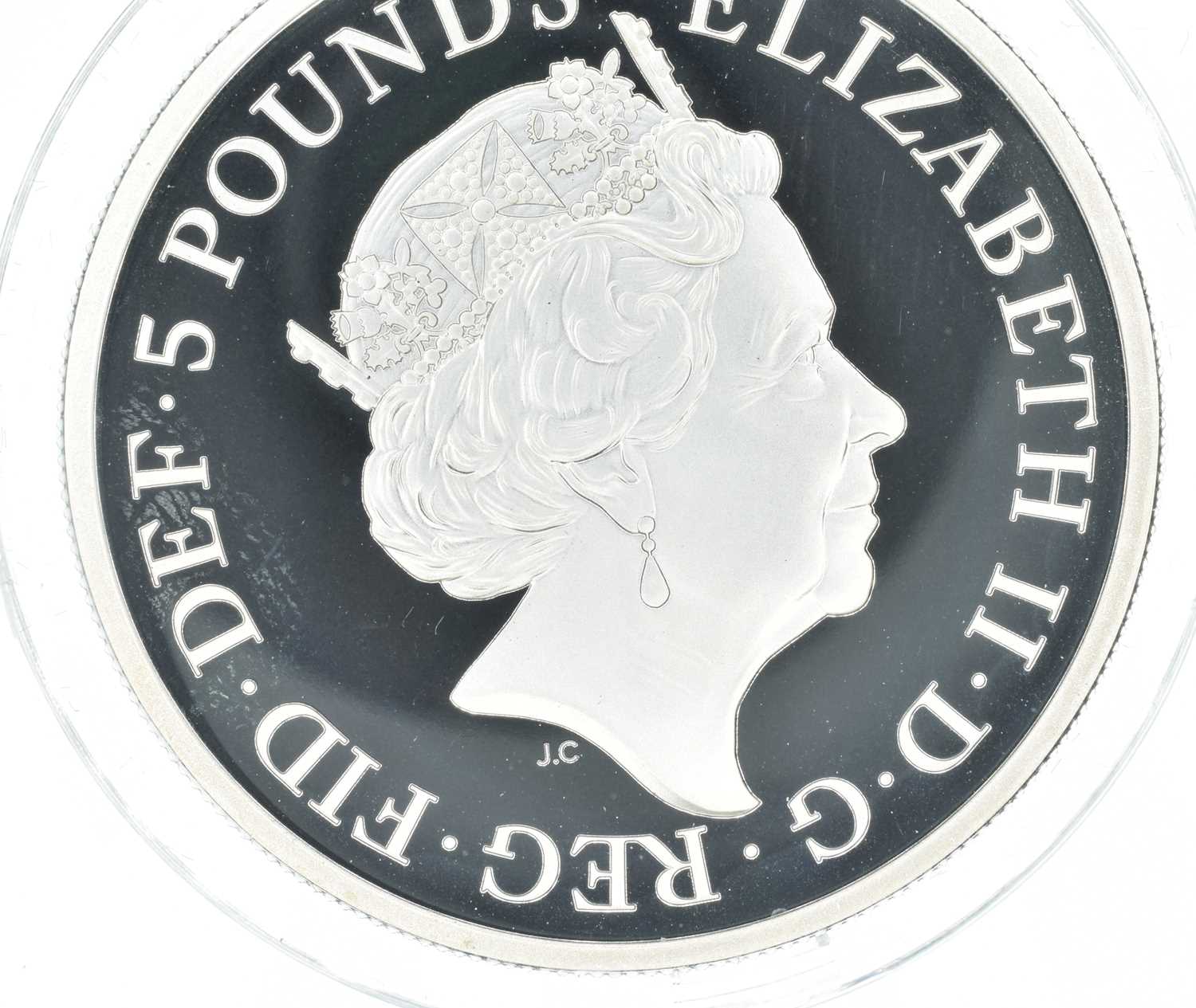 Lot 107 - 2019 Royal Mint Una and the Lion two ounce