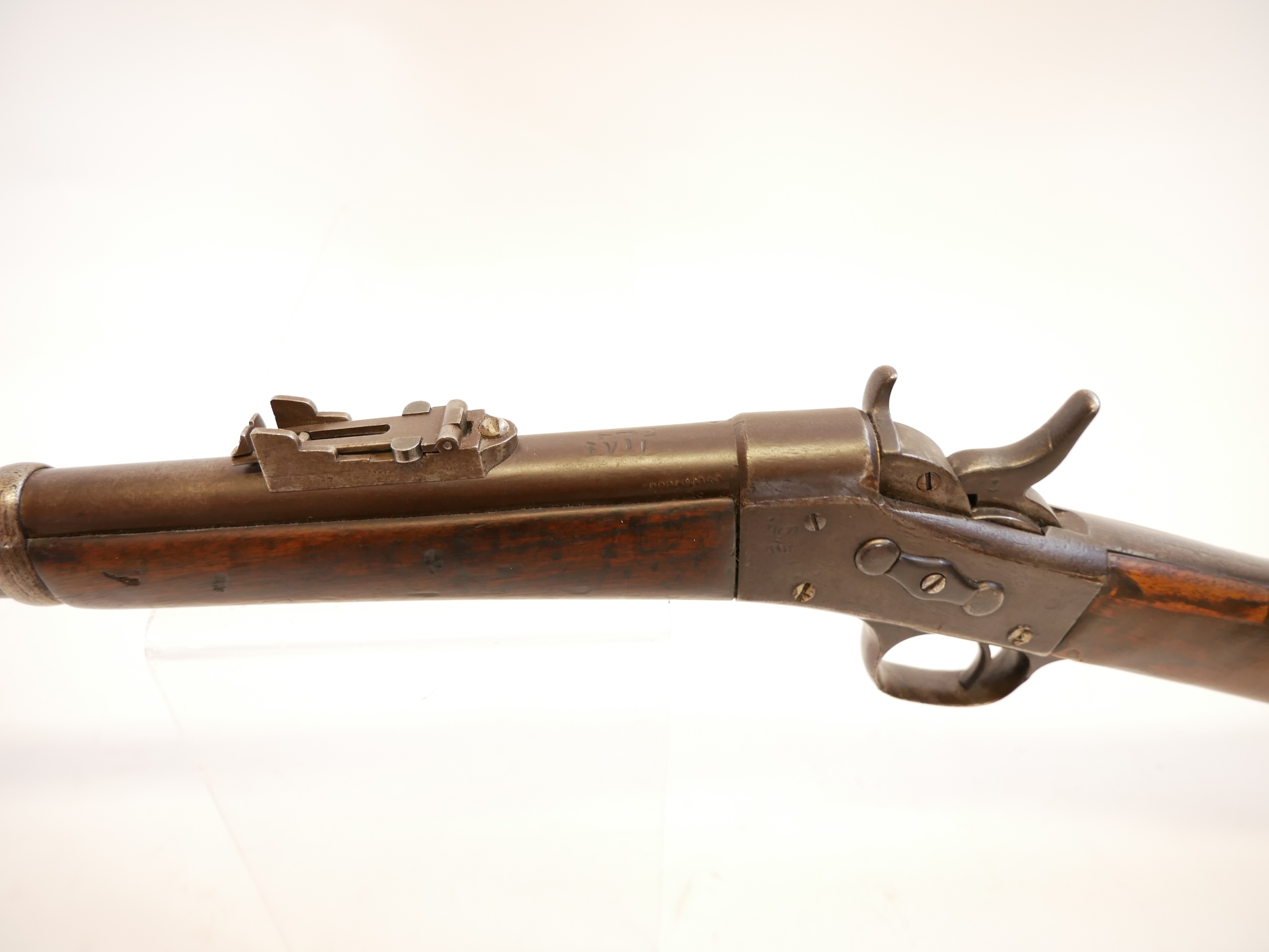 Lot 26 - Egyptian .43 Remington rolling block rifle