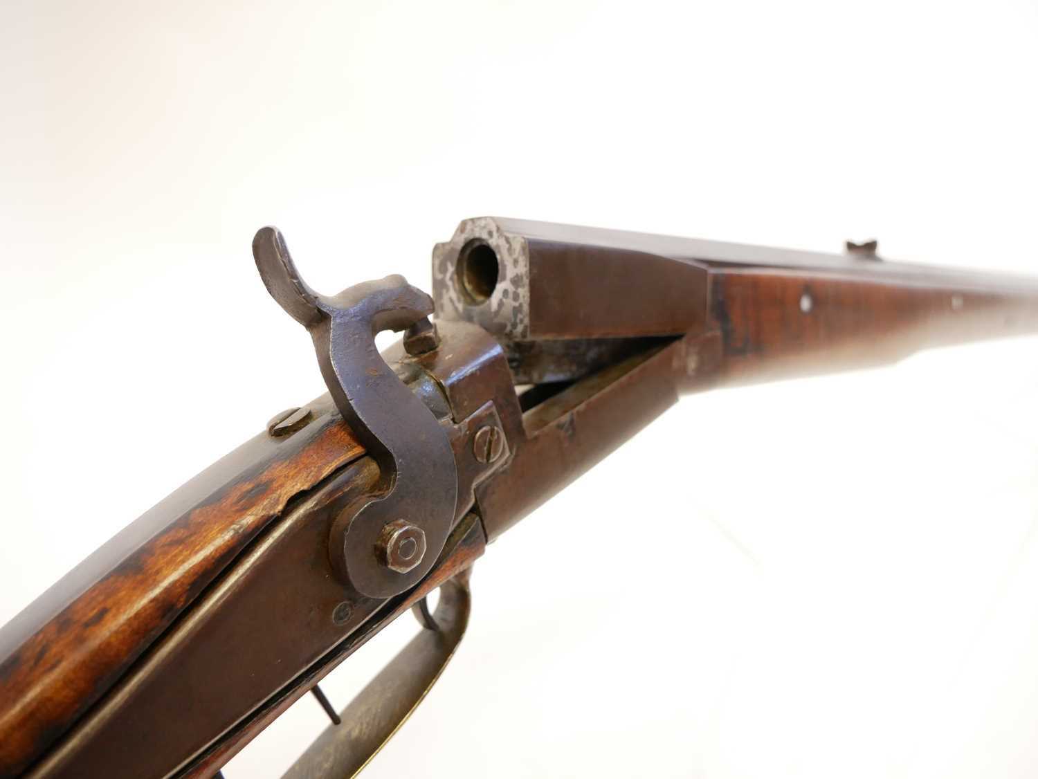 Lot 38 - Breech loading percussion .45 rifle