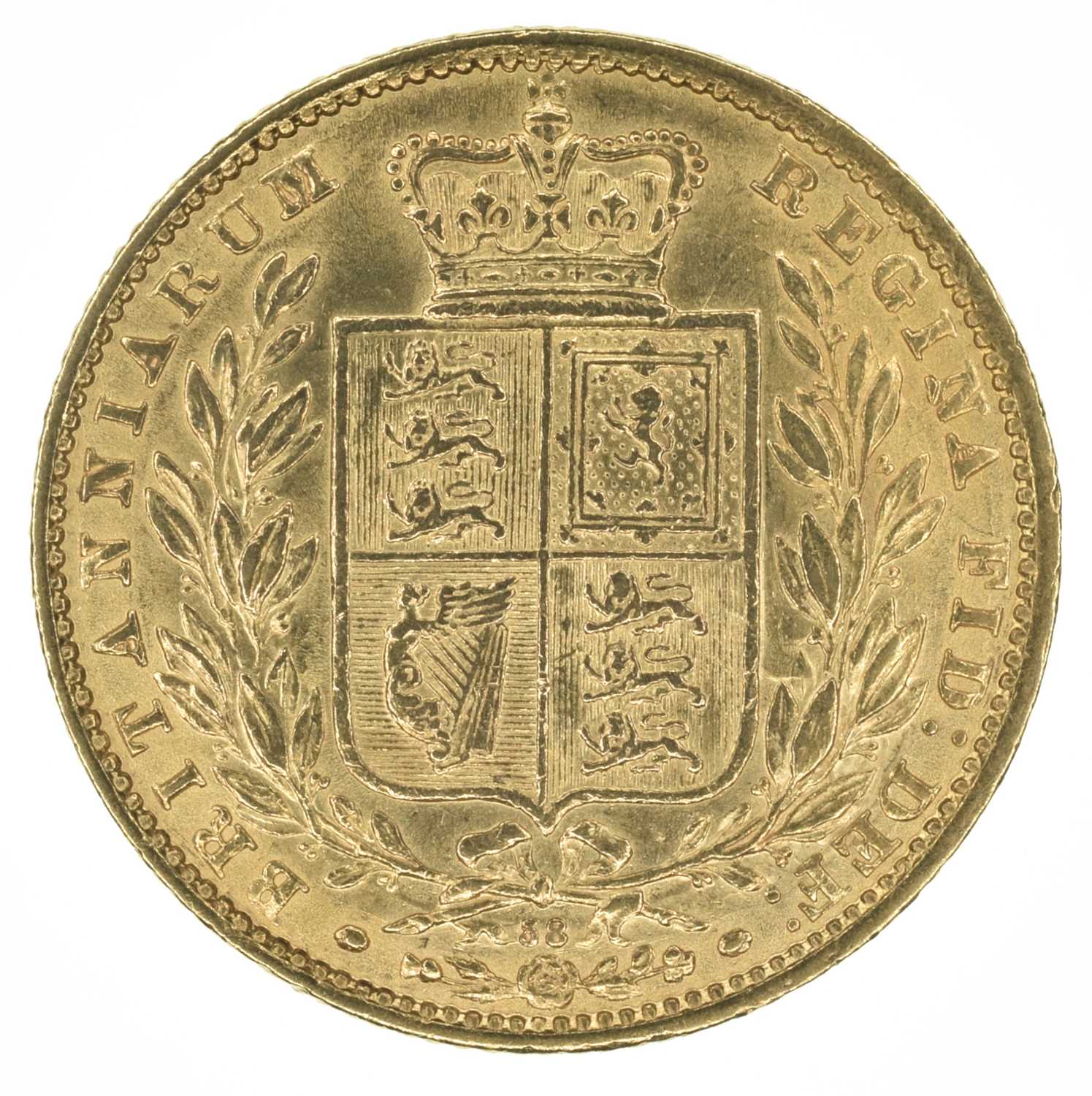 Lot 37 - Queen Victoria, Sovereign, 1866.