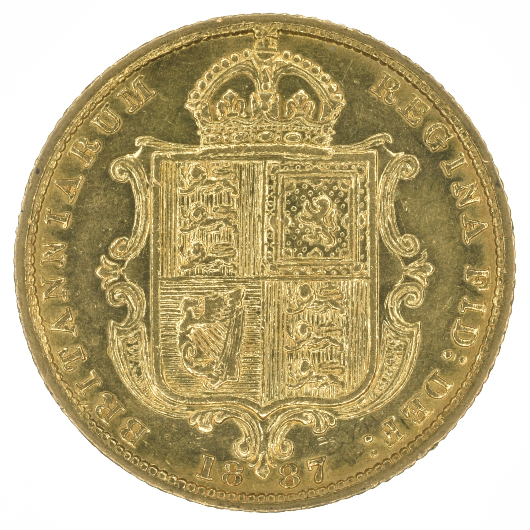 Lot 45 - Queen Victoria, Half-Sovereign, 1887.