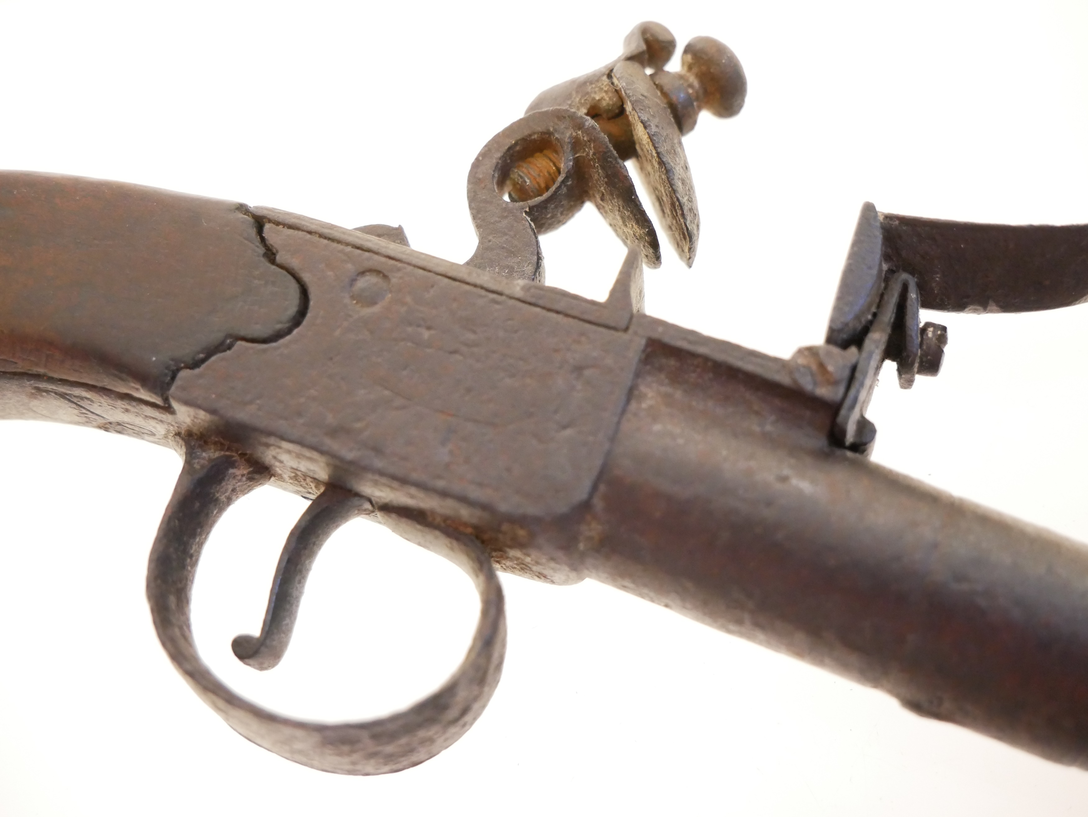 Lot 17 - Flintlock pocket pistol