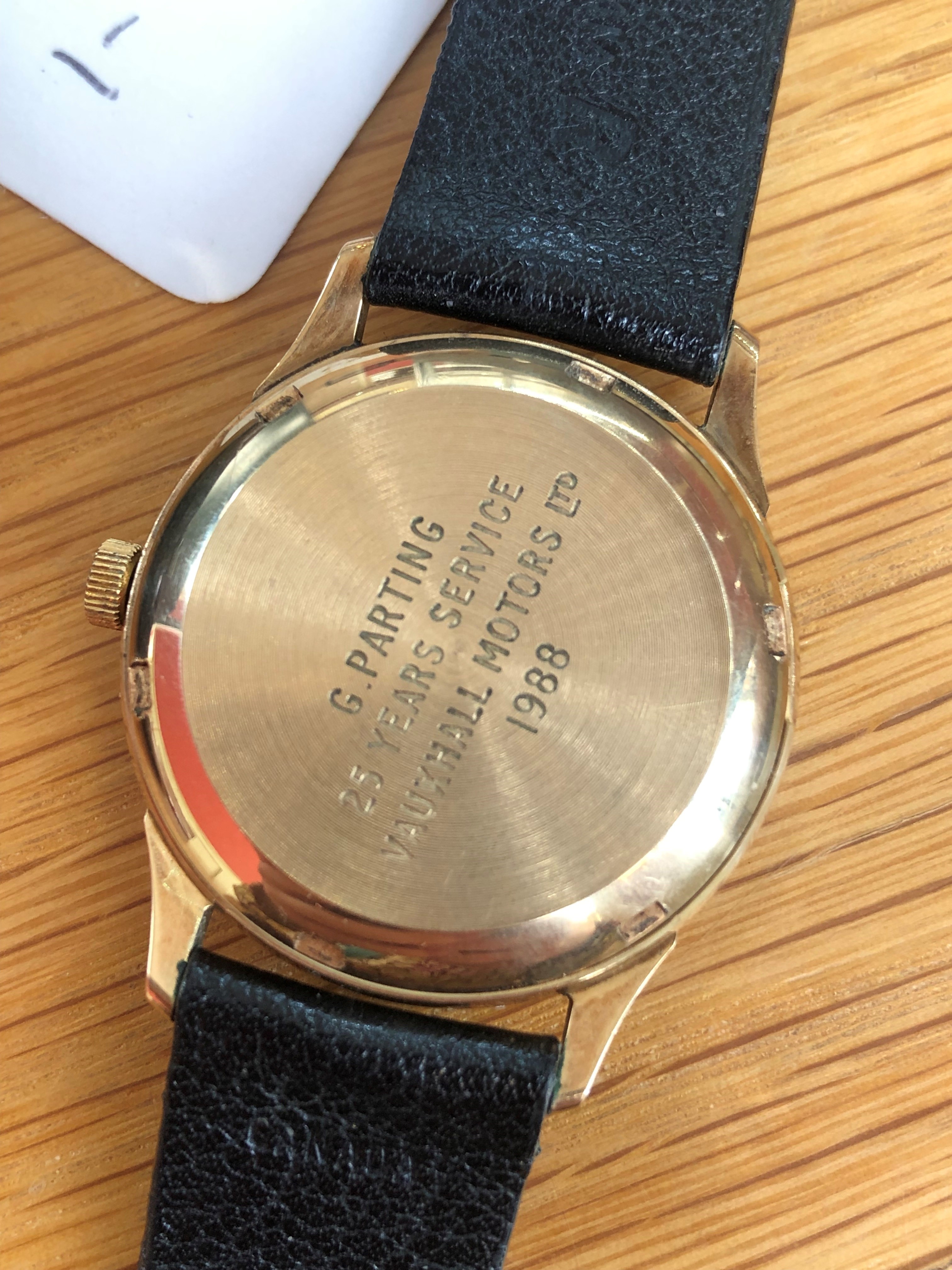 Lot 191 - A 9ct gold Garrard automatic wristwatch,