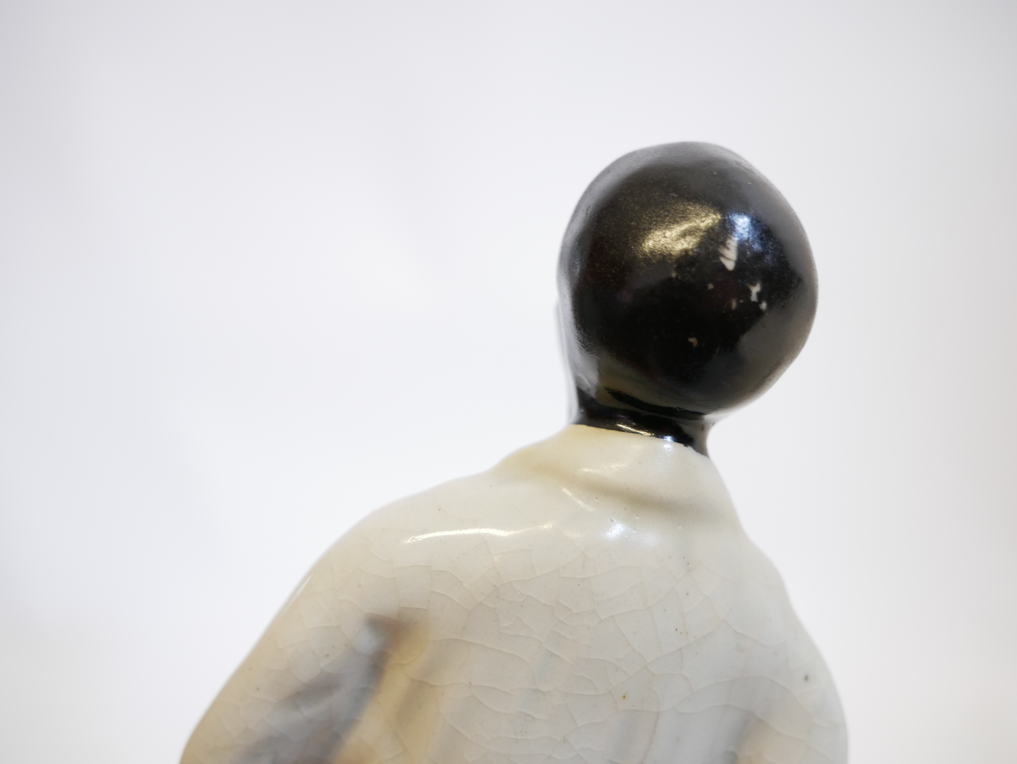 Lot 133 - Staffordshire figures of Uncle Tom and Aunt