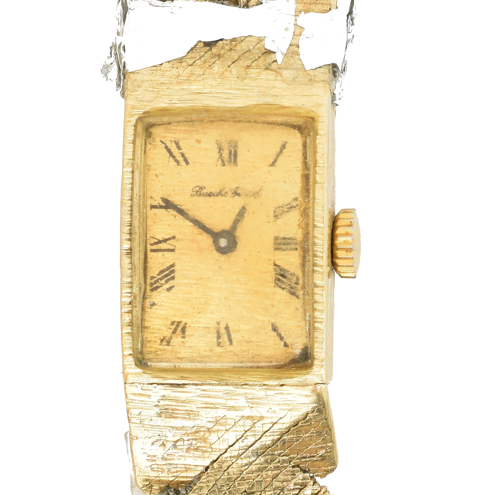 Lot 89 - A 9ct gold Bueche Girod wristwatch,