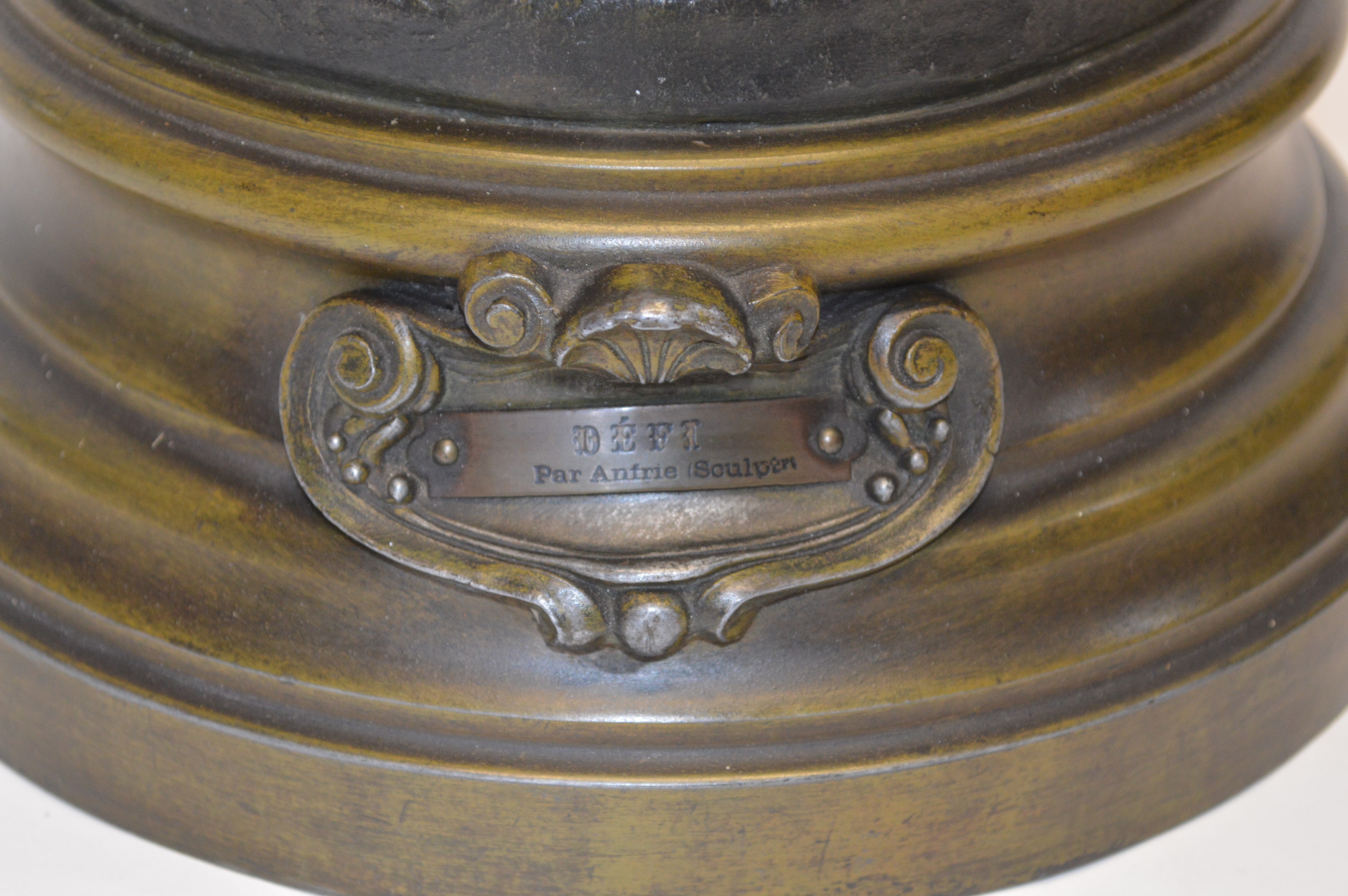 Lot 63 - Spelter figure of a Cavalier