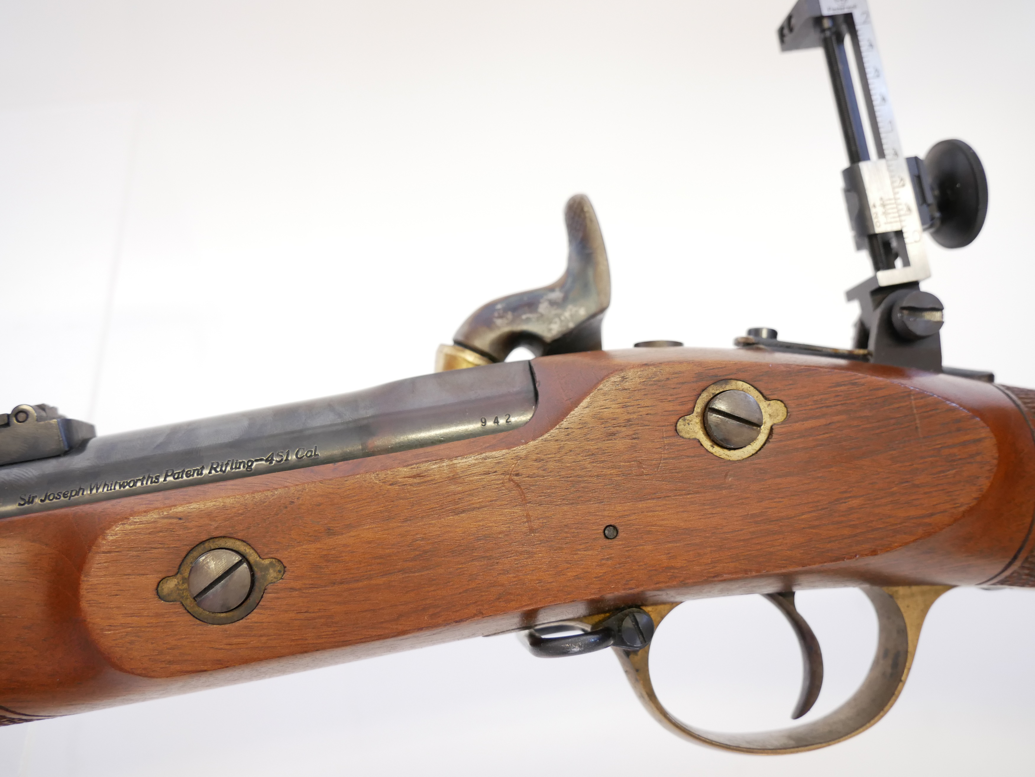 Lot 306 - Parker Hale .451 Whitworth percussion rifle