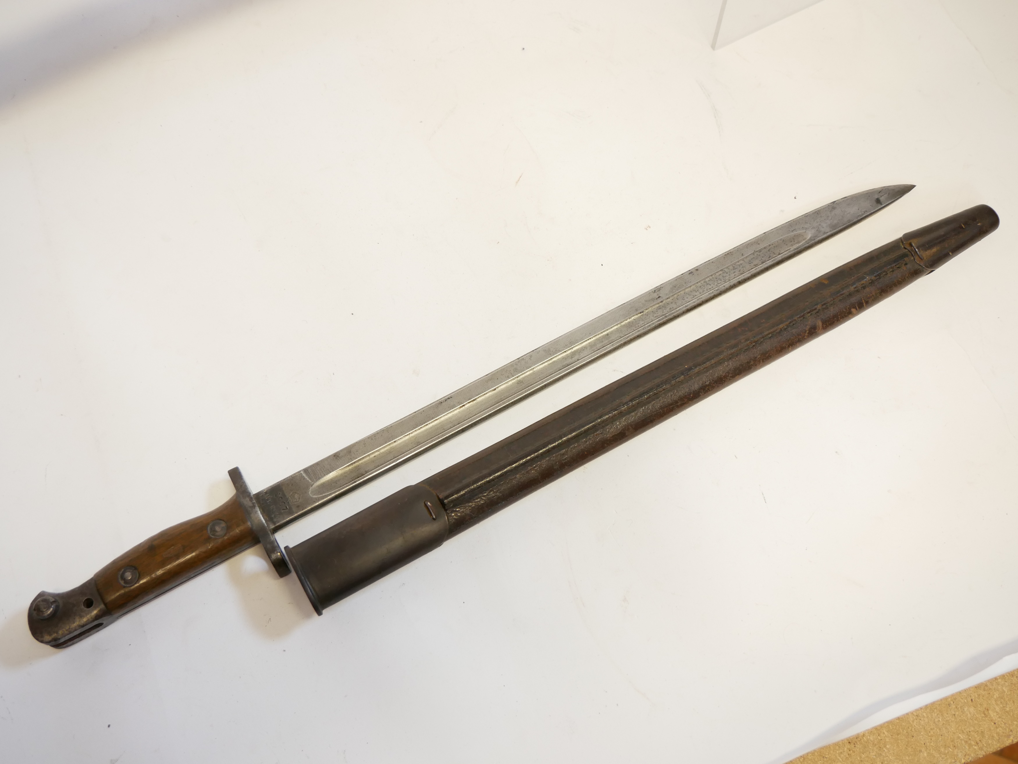 Lot 349 - Lee Enfield SMLE .22lr conversion rifle and