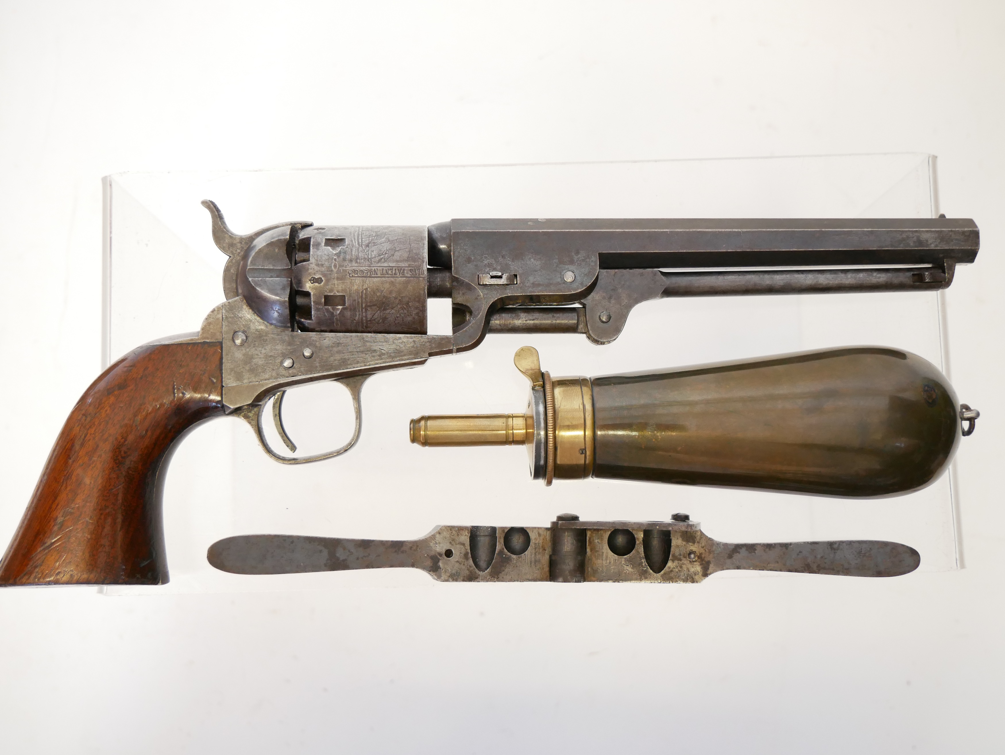 Lot 22 - Cased Colt London Proofed Navy Revolver