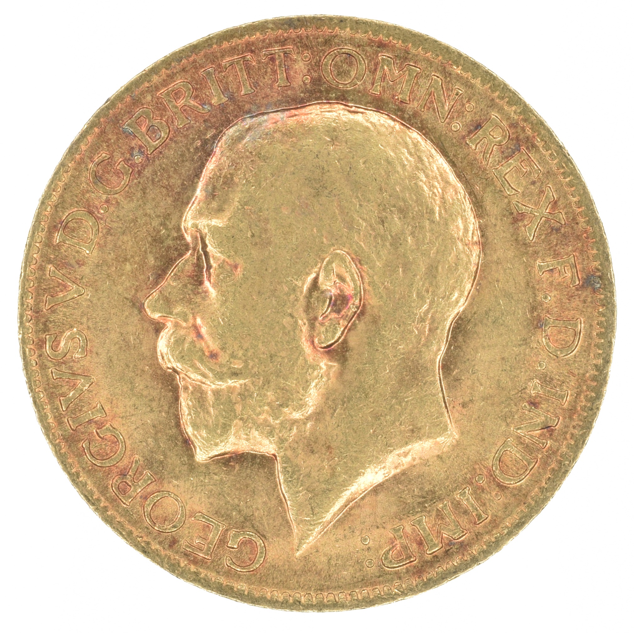 Lot 42 King George V Sovereign 1914