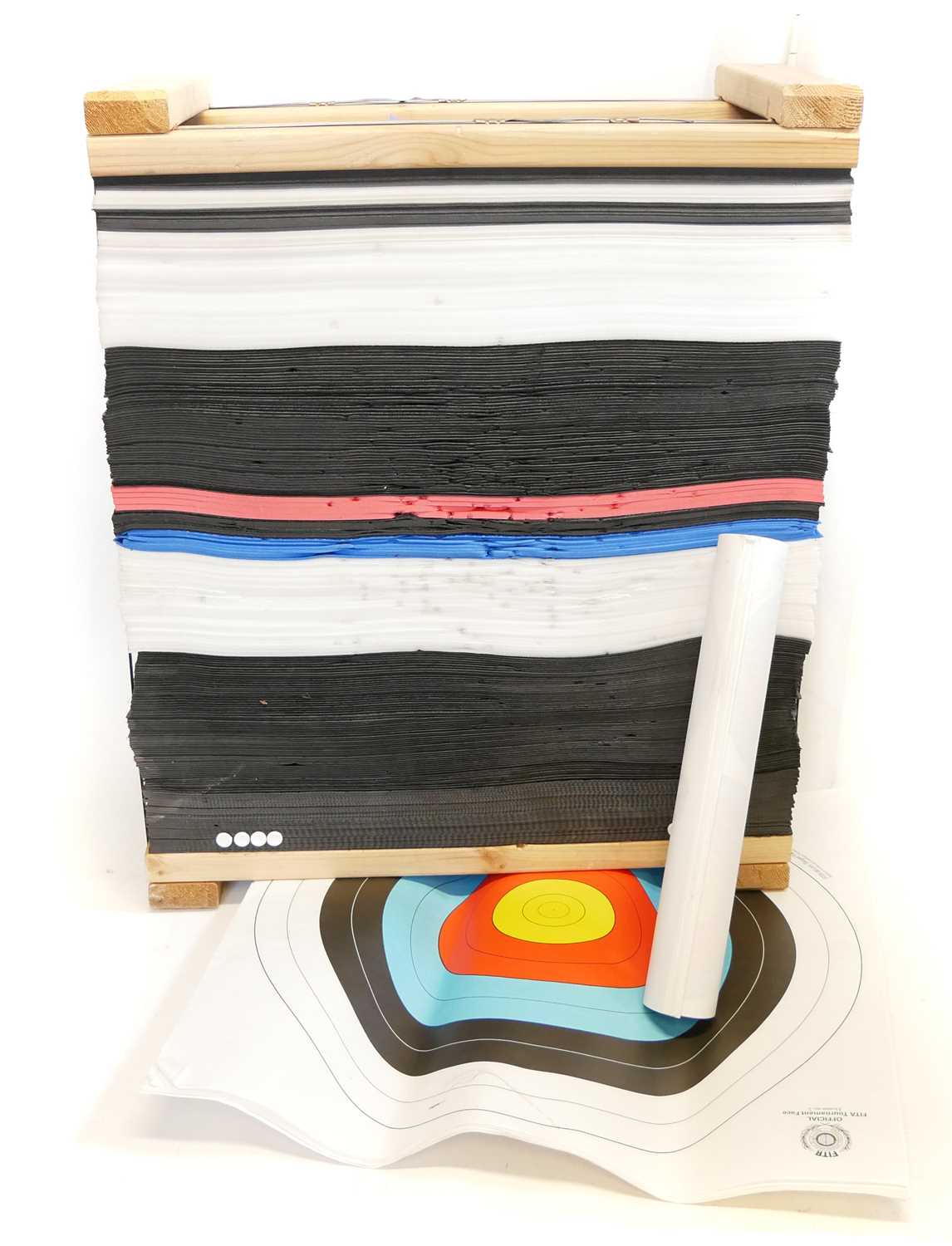 Lot 268 - Archery 65cm Boss with targets