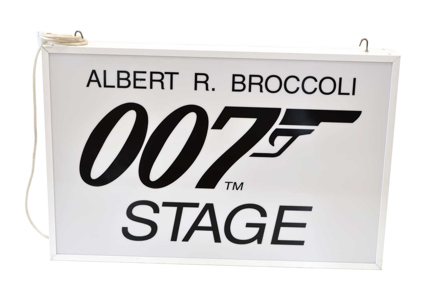 Lot 166 - James Bond lightbox sign