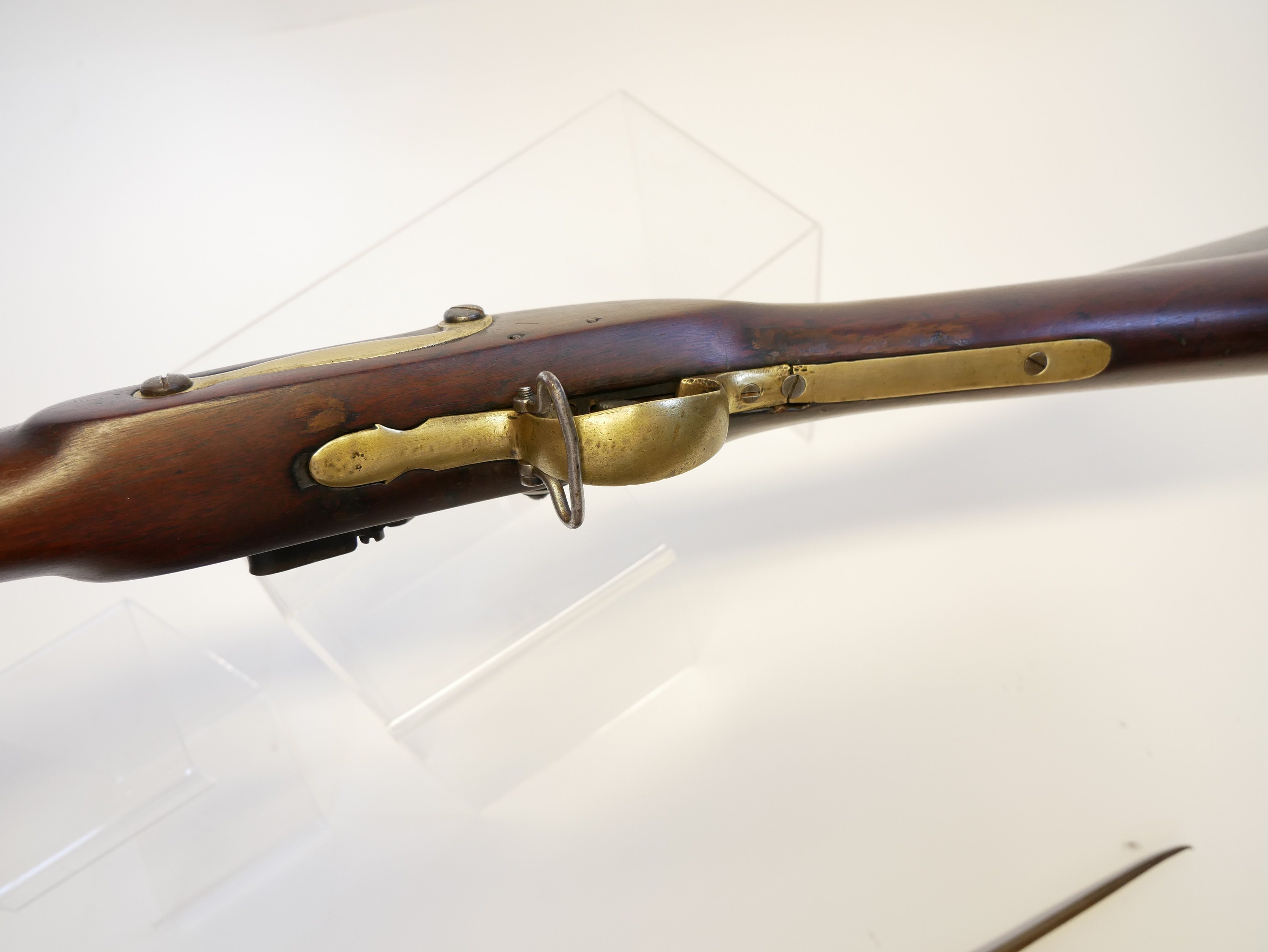 Lot 46 - Flintlock musket and bayonet