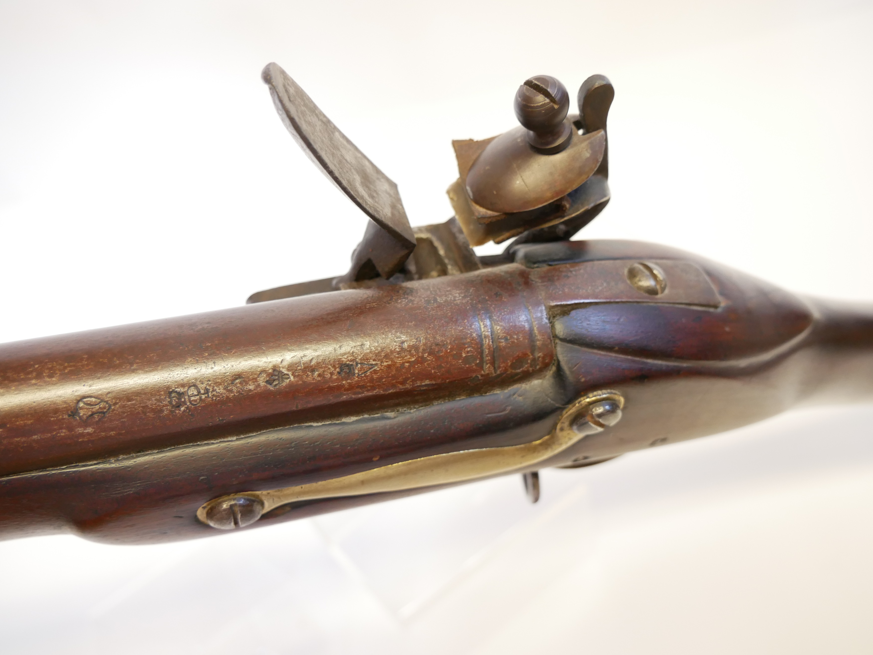 Lot 46 - Flintlock musket and bayonet