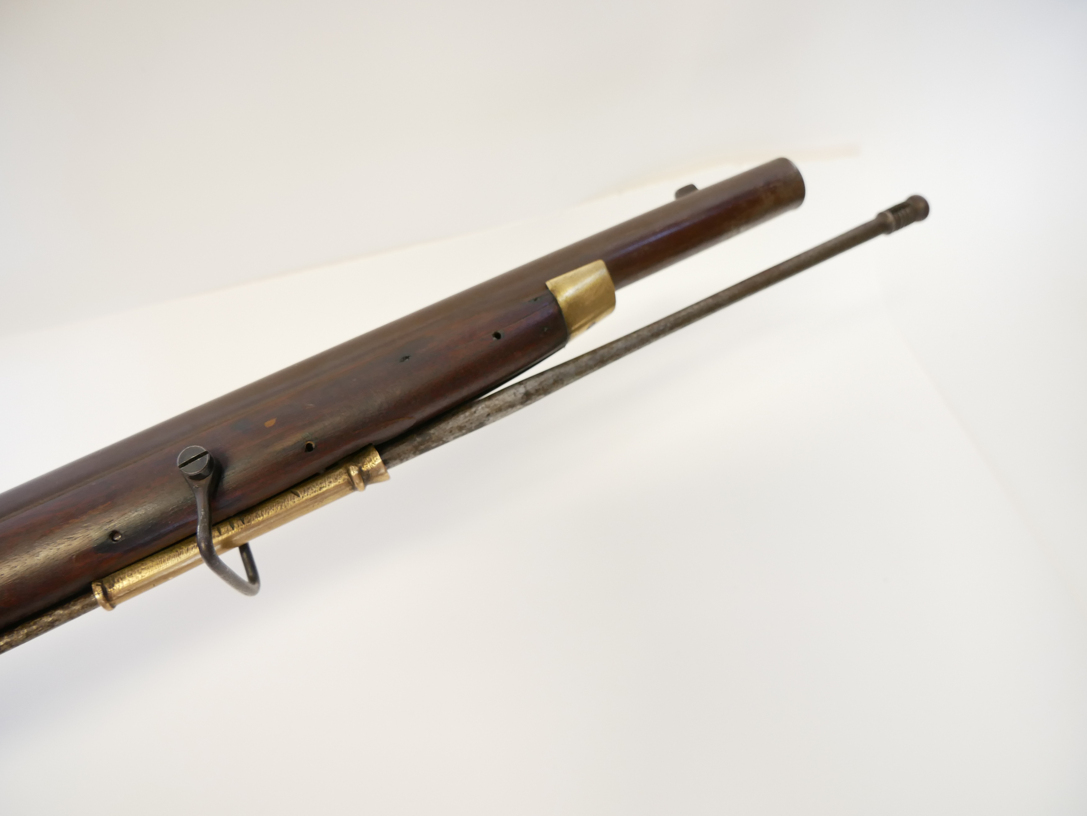Lot 46 - Flintlock musket and bayonet