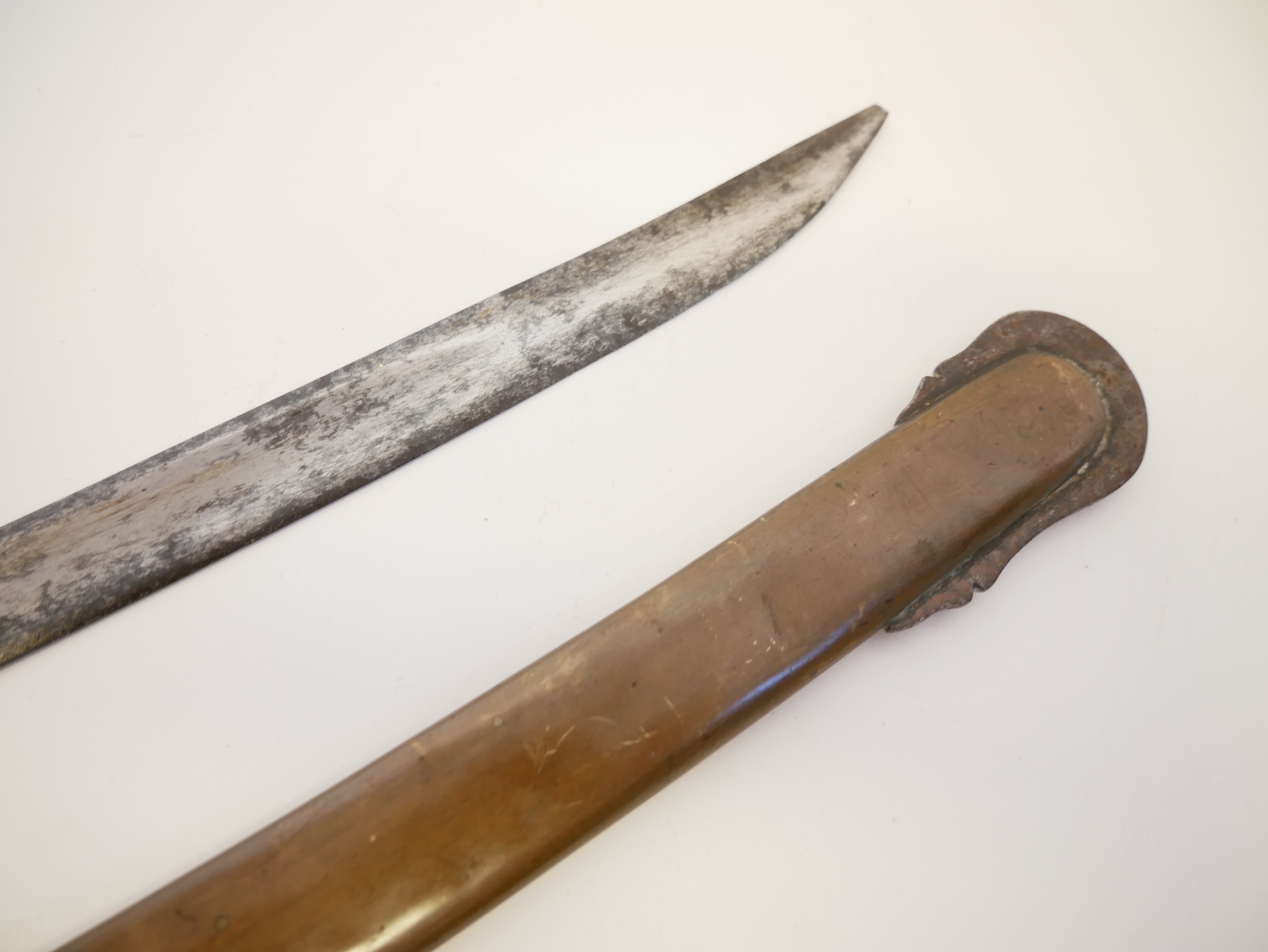 Lot 191 - Napoleonic era officers sword and scabbard