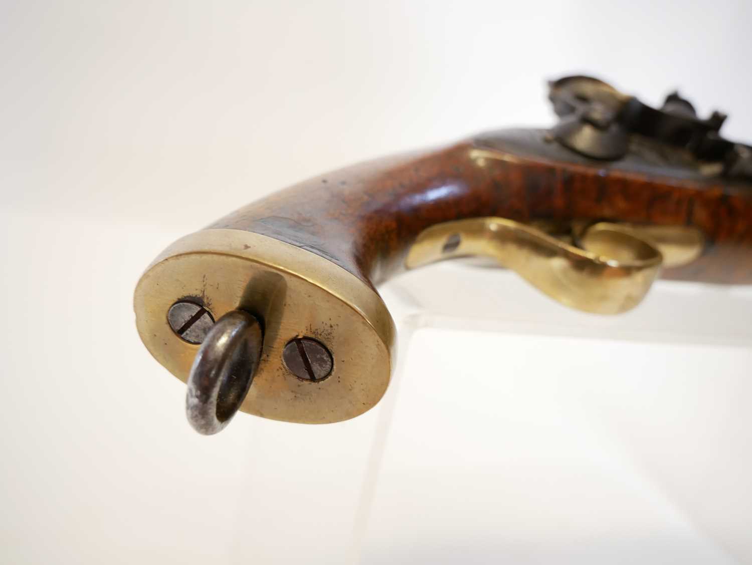 Lot 10 - East India Company flintlock pistol