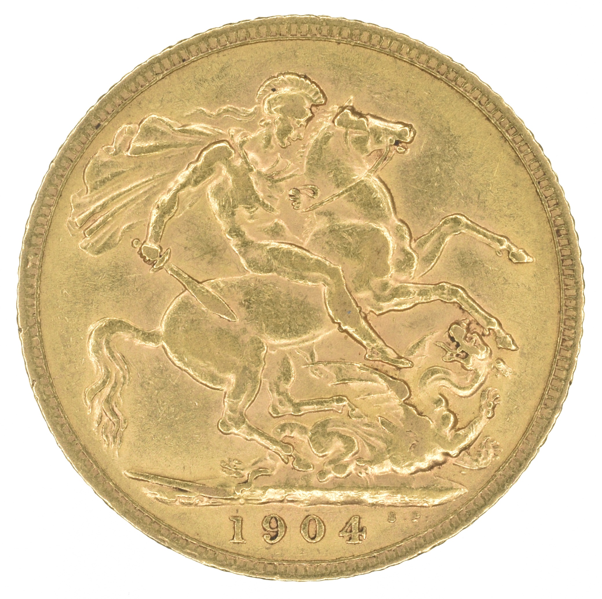 Lot 59 - King Edward VII, Sovereign, 1904.