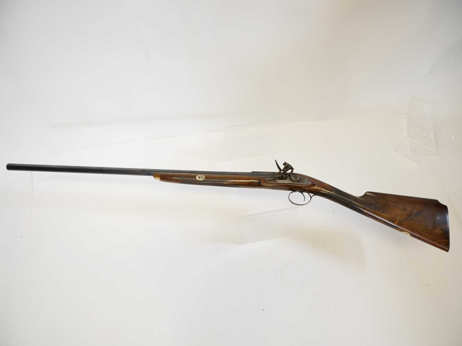 Lot 137 - Henry Monk Chester left handed flintlock 12