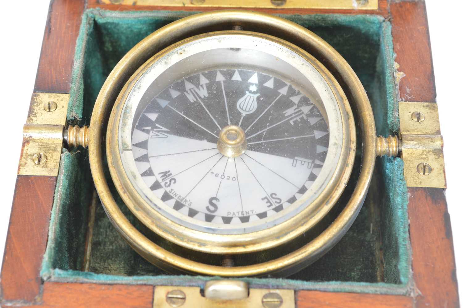 Lot 165 - 19th Century Gimballed Compass