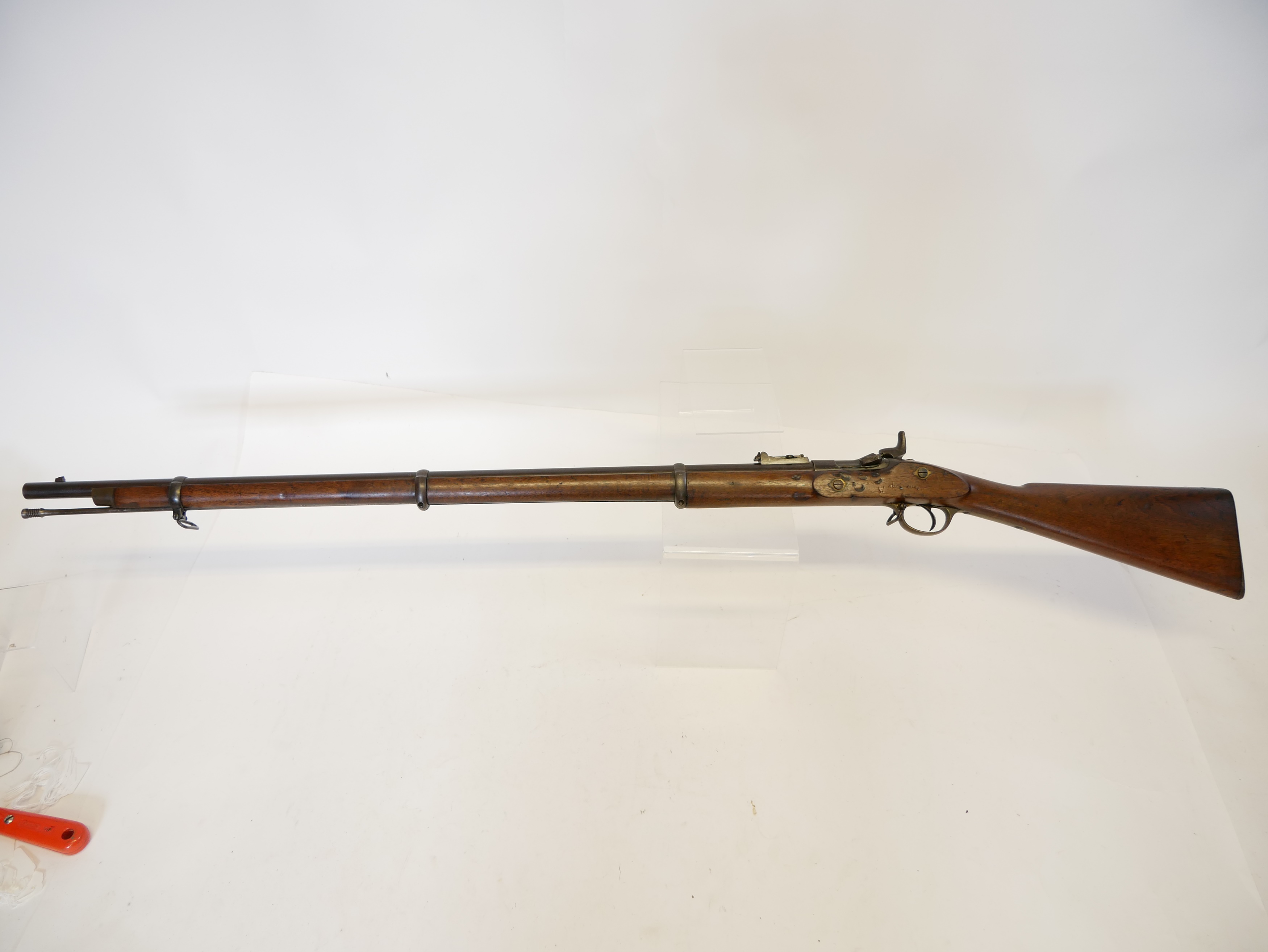 Lot 24 - Kerr three band .577 Snider rifle