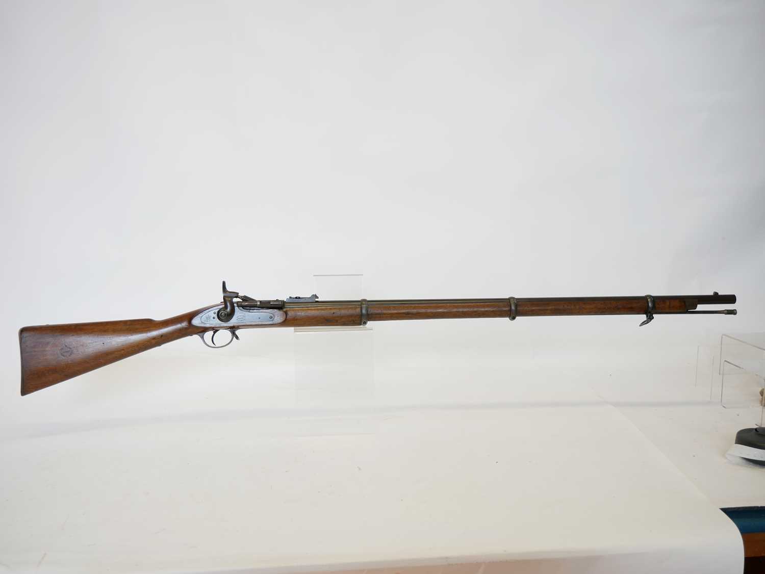 Lot 24 - Kerr three band .577 Snider rifle