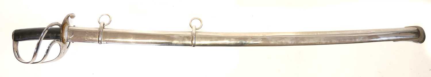 Lot 314 - 1853 pattern trooper's sabre and scabbard