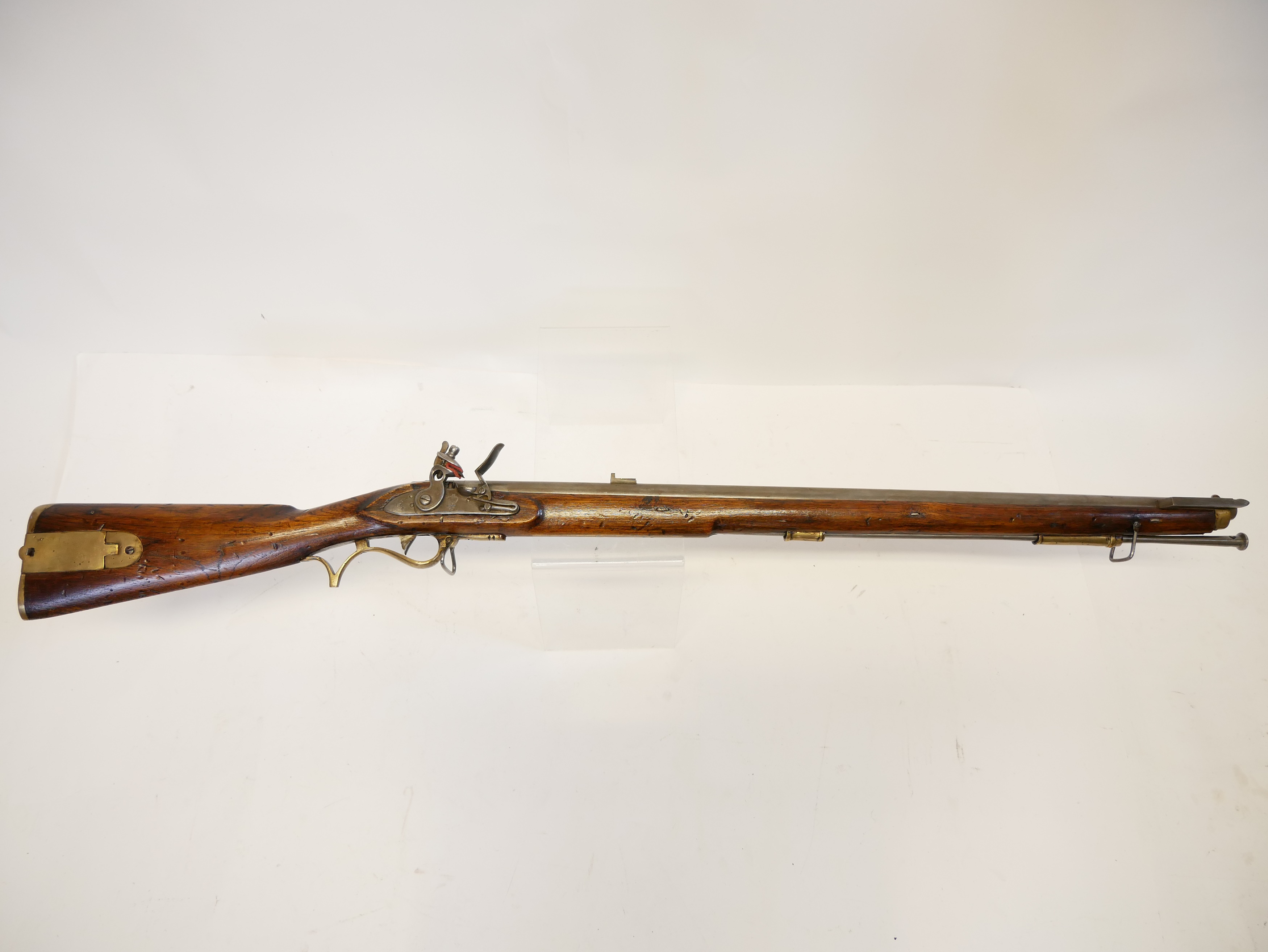 Lot 138 - Flintlock Indian 20th century 'Baker Rifle'