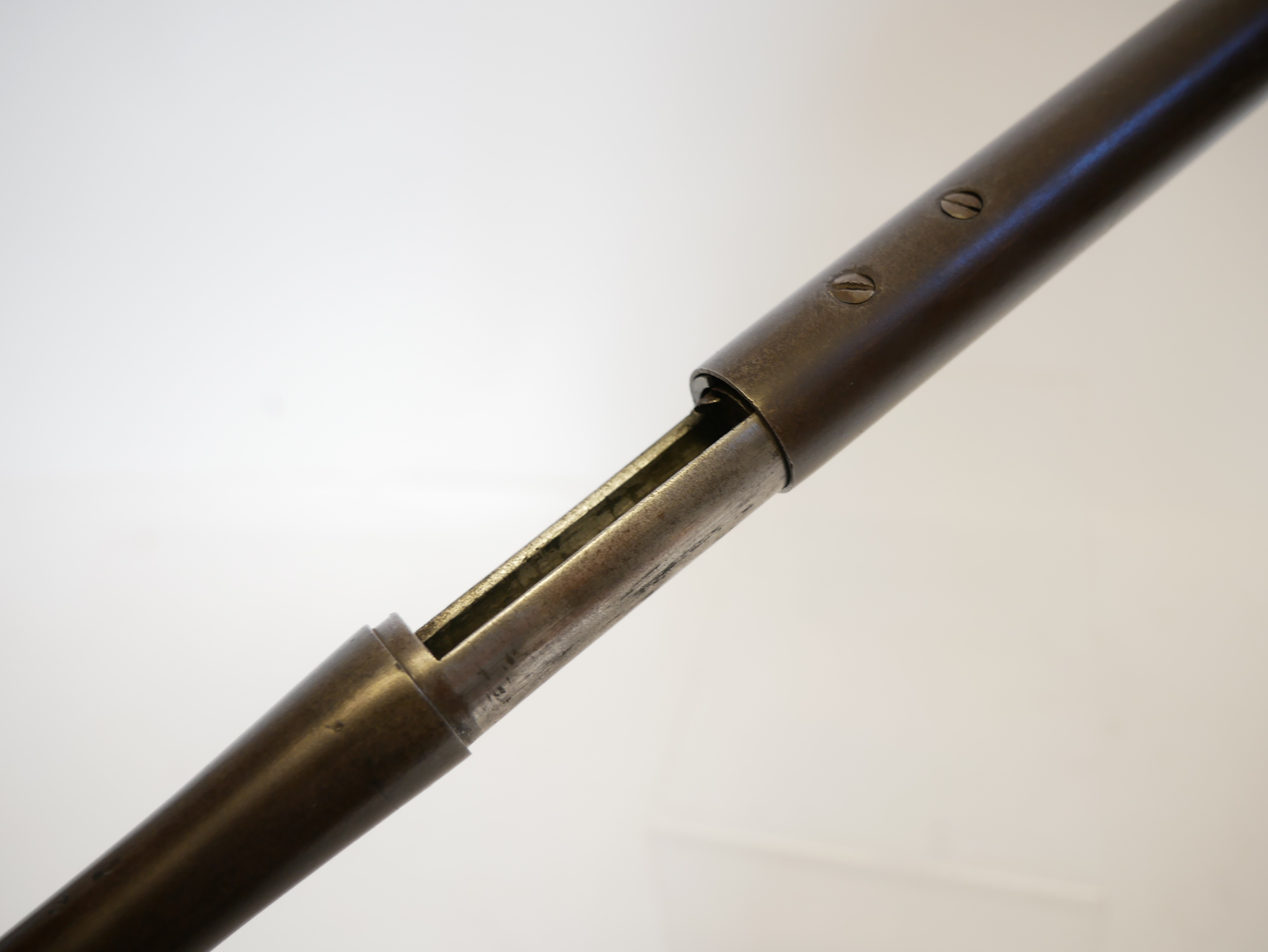 Lot 133 - DuMonthier action .410 walking stick shotgun