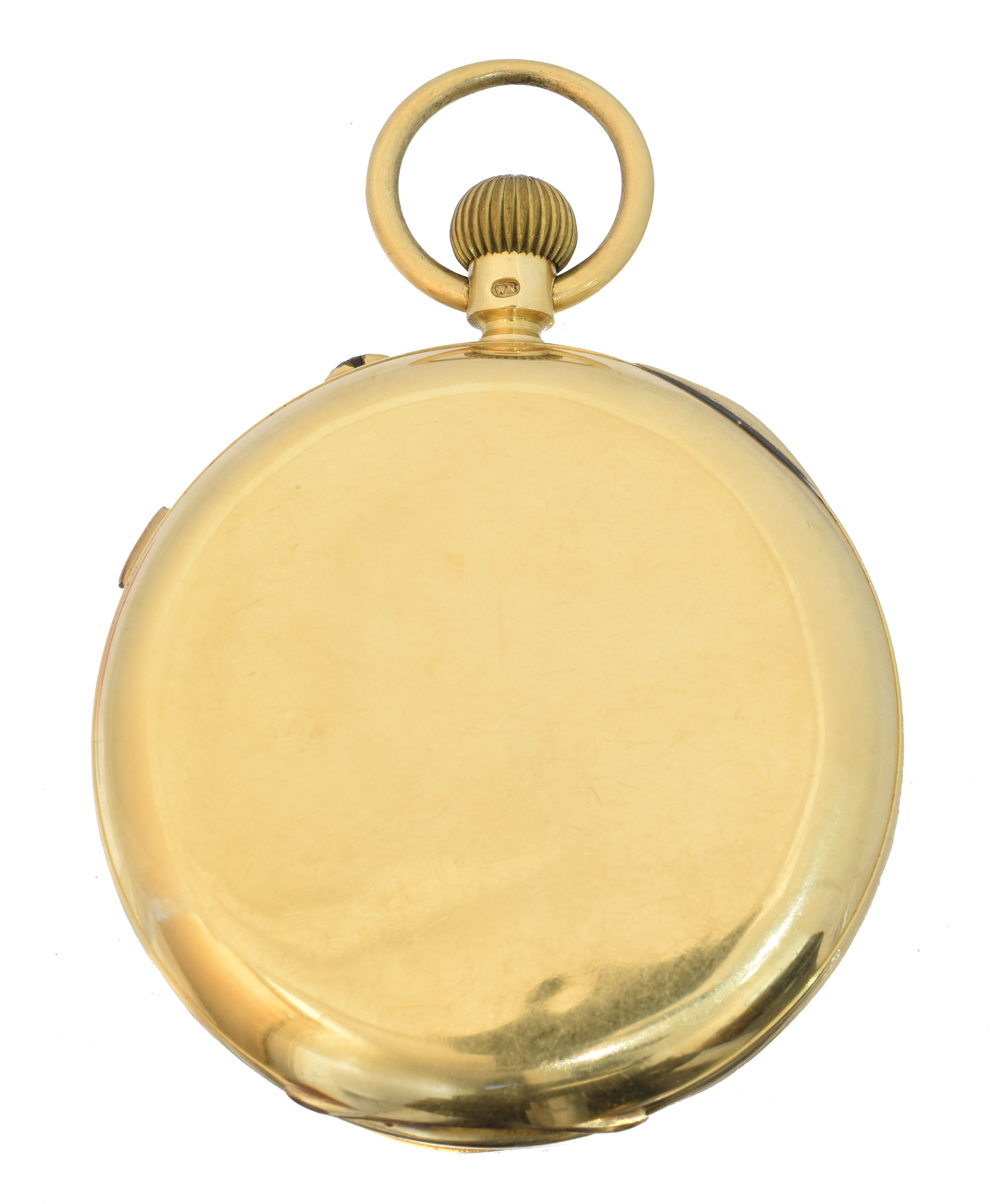 Lot 189 - An 18ct gold open face pocket watch,