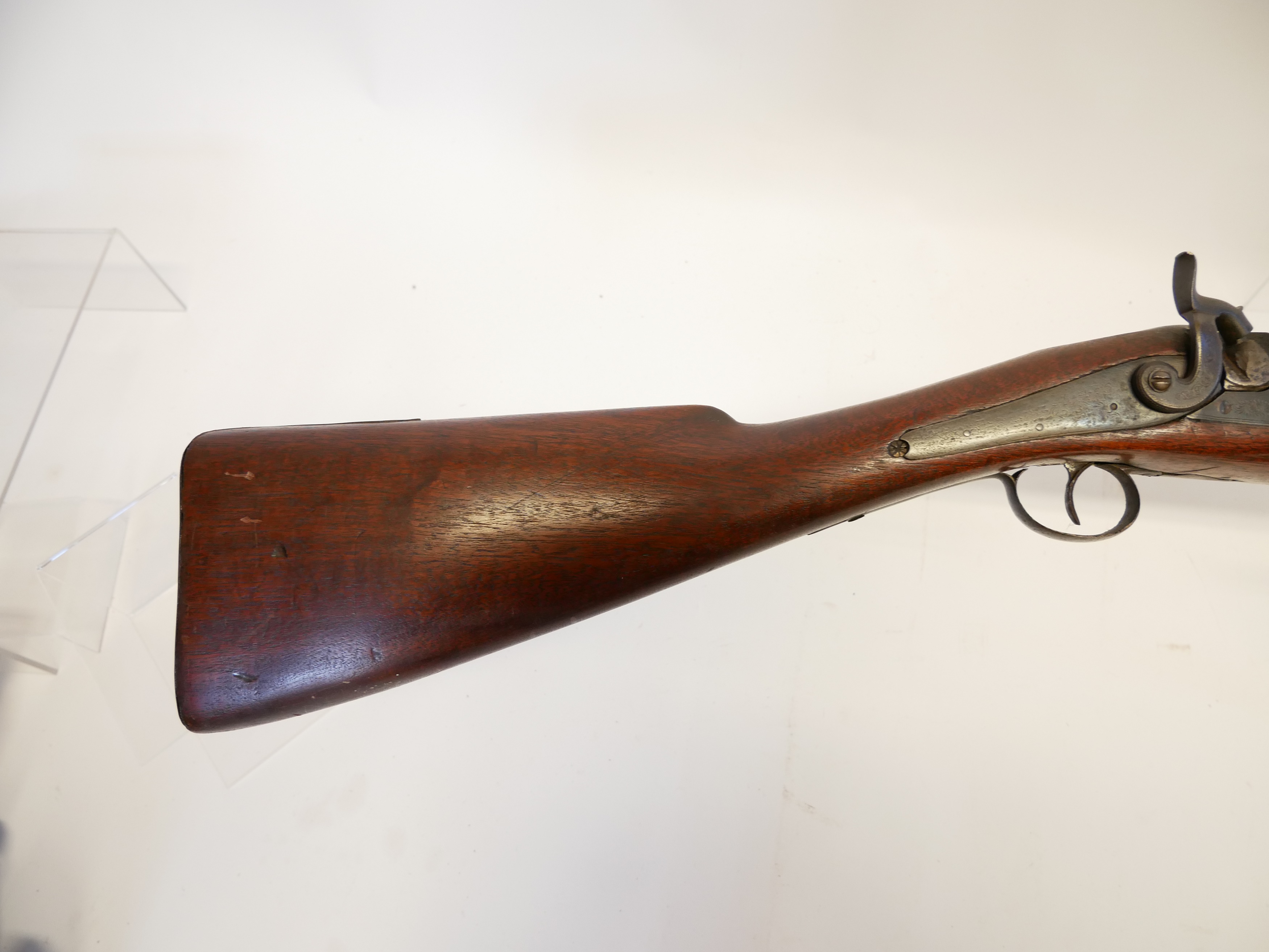Lot 33 - Percussion 4 bore wild fowling gun